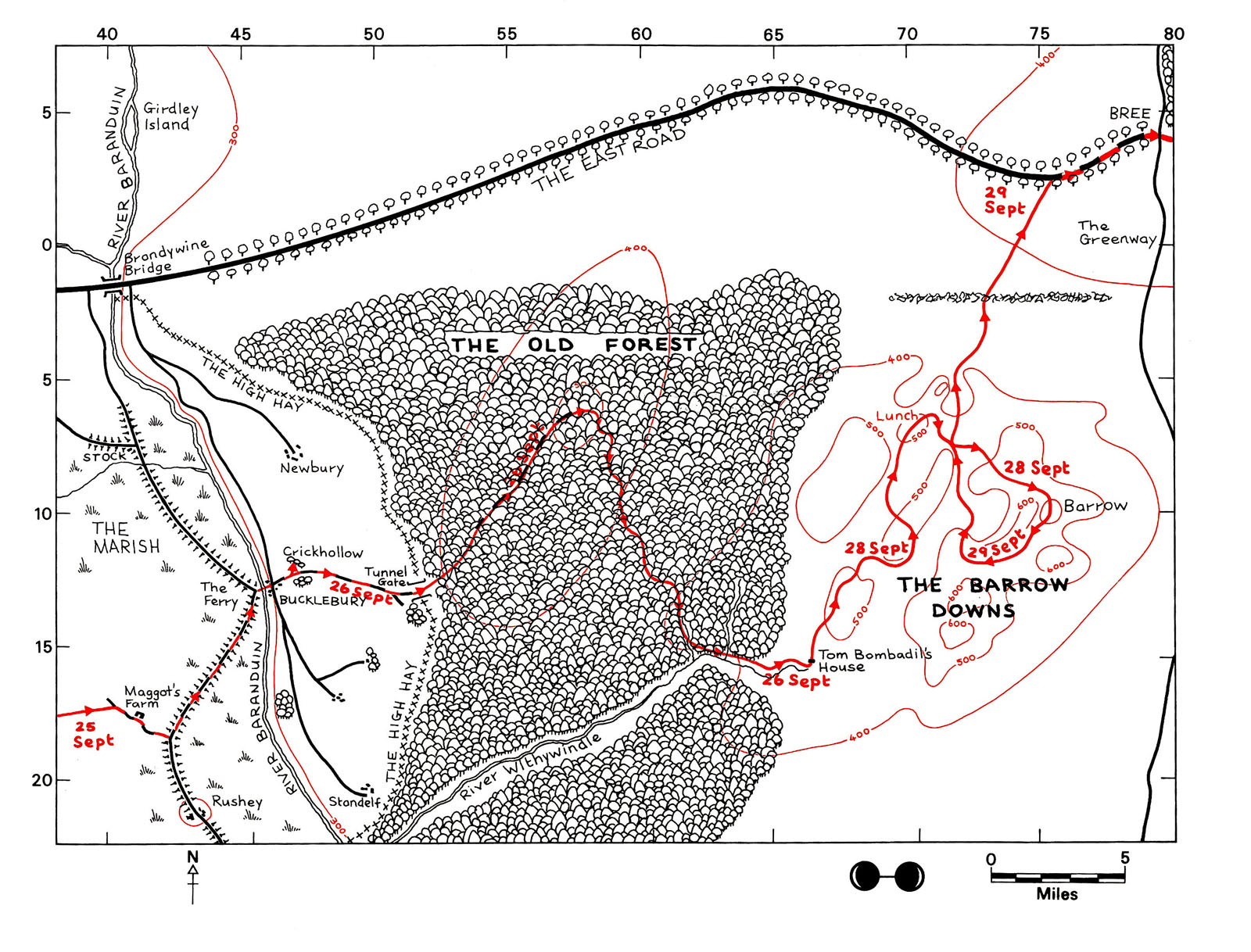 Read online Journeys of Frodo: An Atlas of J.R.R. Tolkien's The Lord of ...