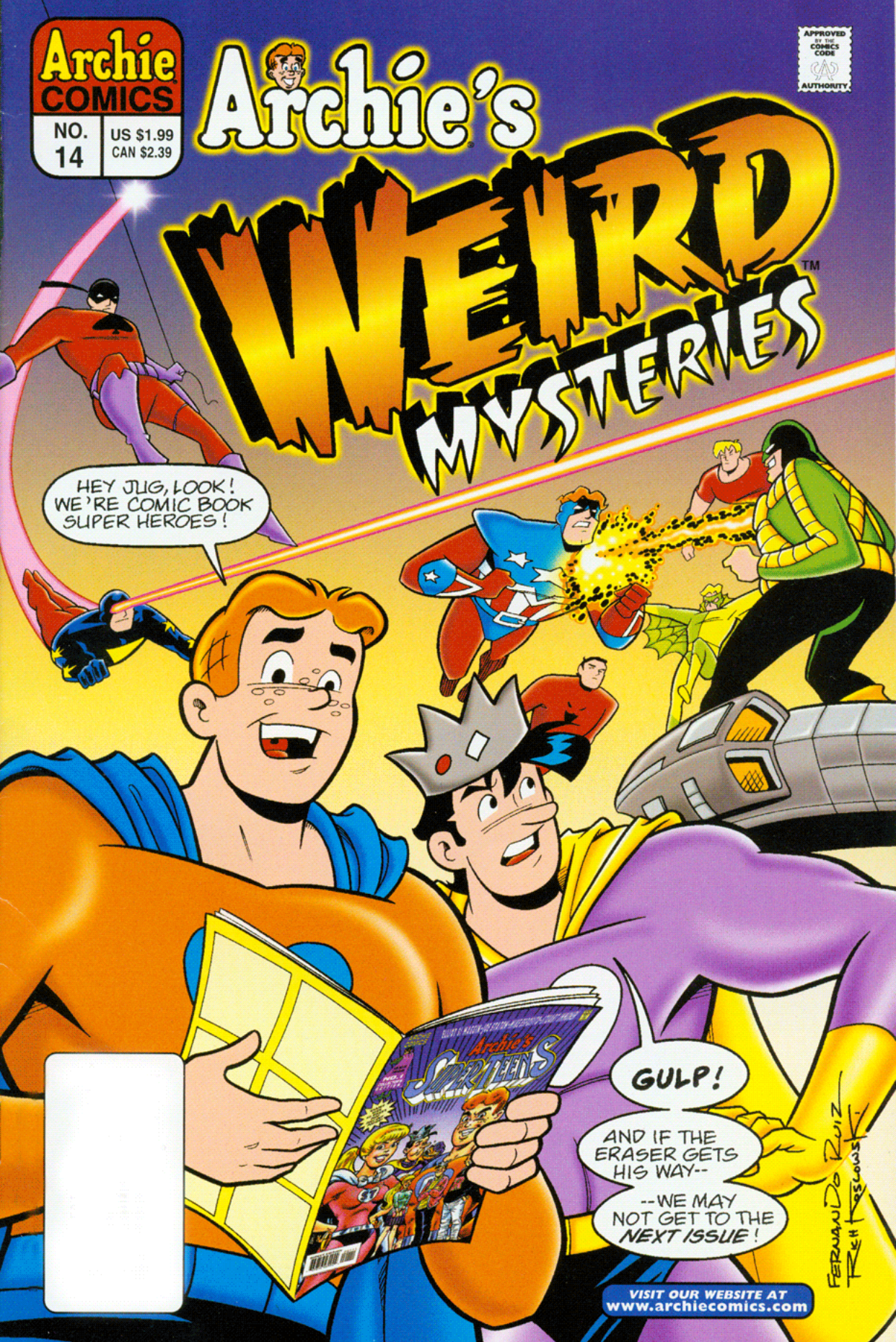 Read online Archie's Weird Mysteries comic - Issue #14