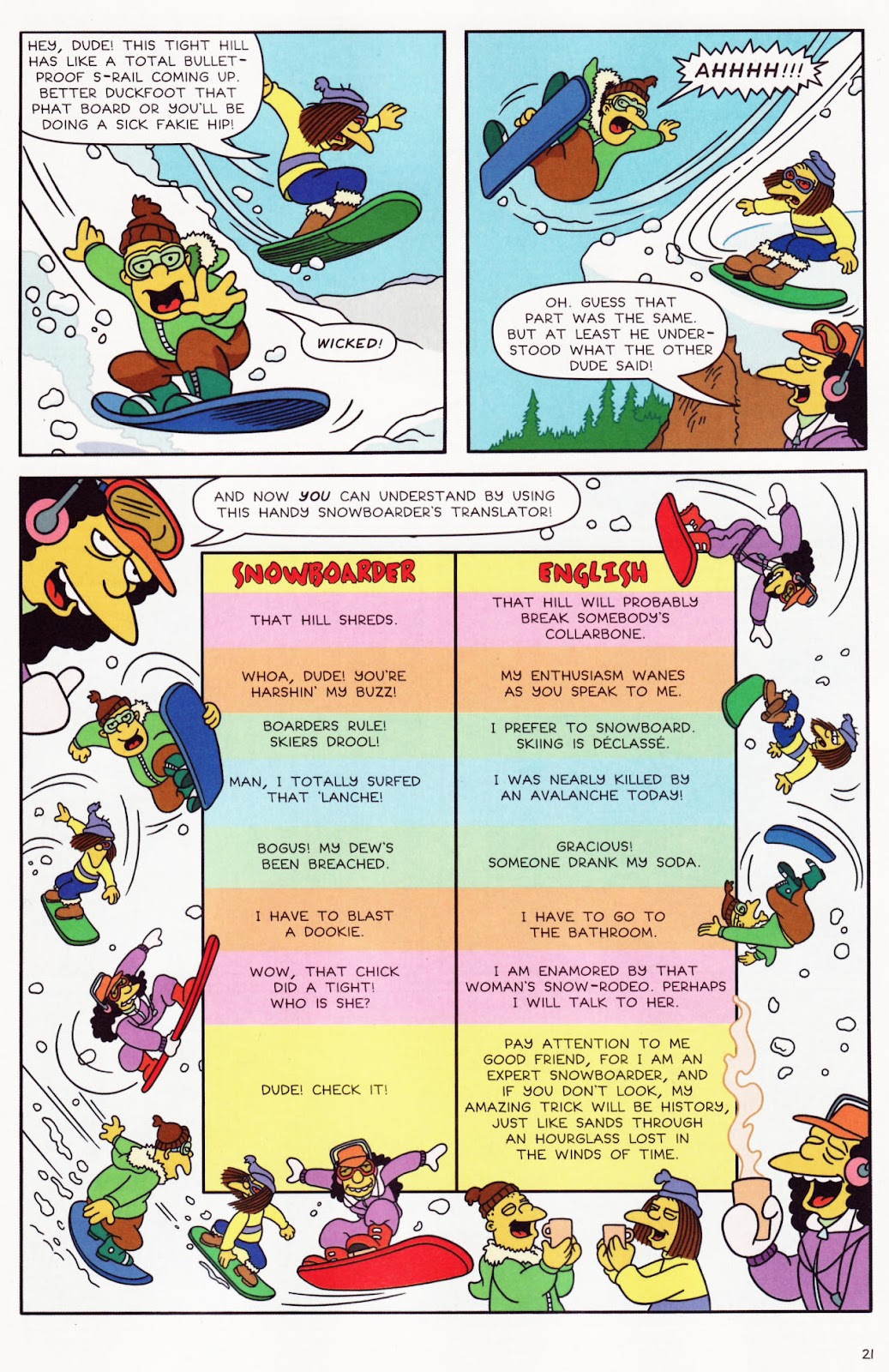 Read online The Simpsons Winter Wingding comic - Issue #2