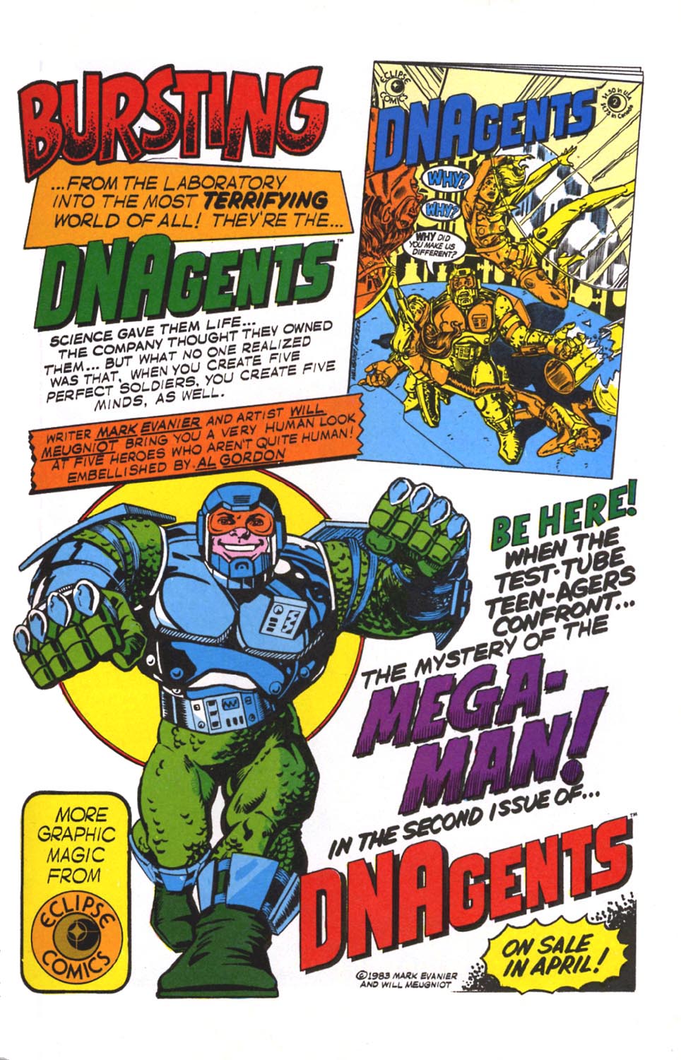 Read online DNAgents comic - Issue #1