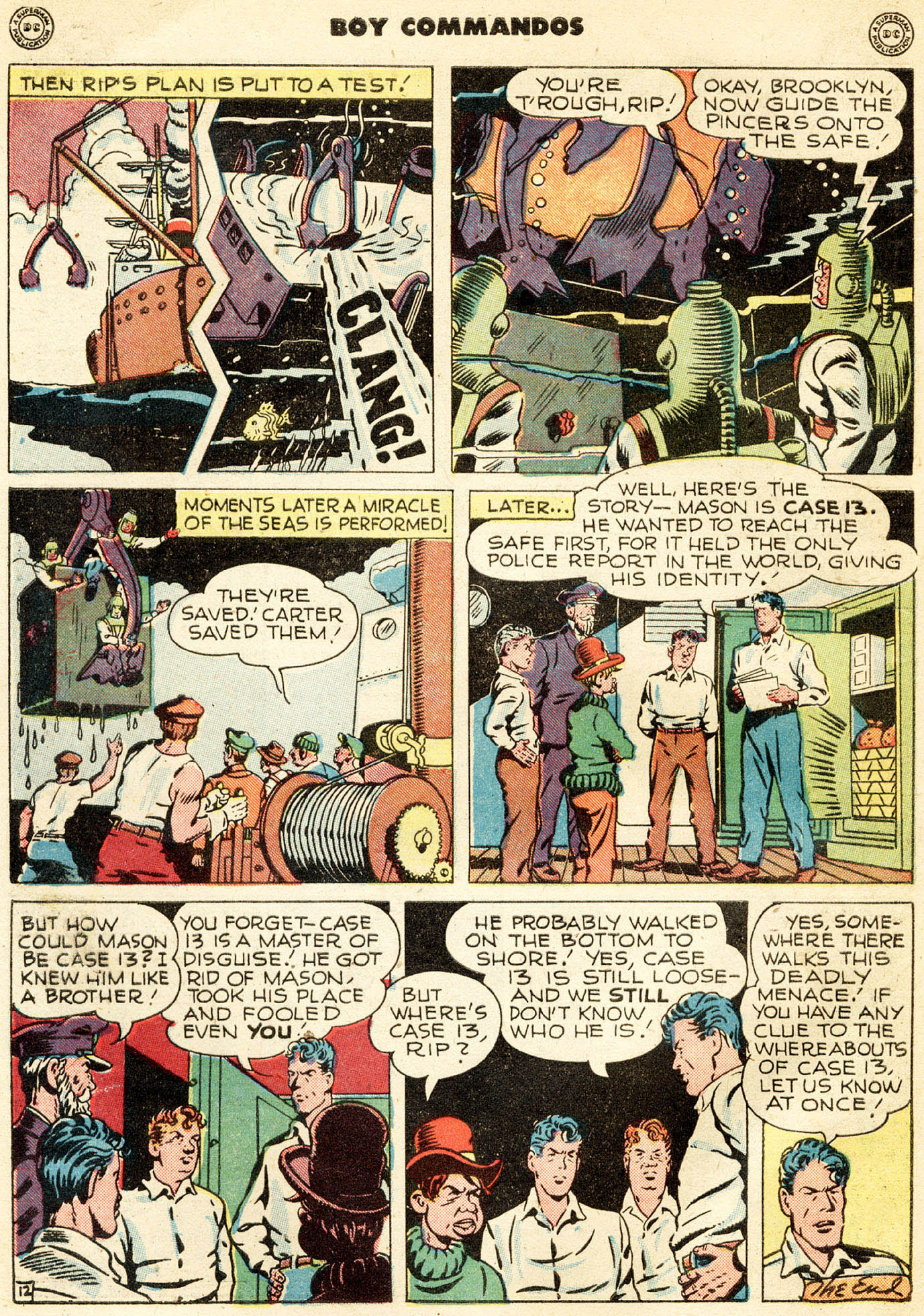 Read online Boy Commandos comic - Issue #20