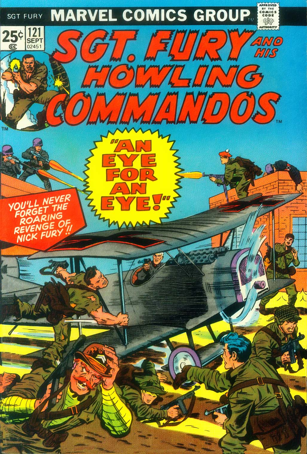 Read online Sgt. Fury comic - Issue #121