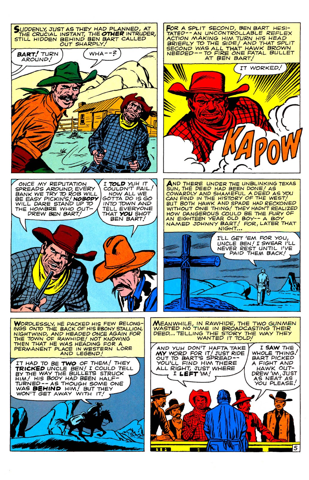 Read online Marvel Westerns: Outlaw Files comic - Issue #Marvel ...