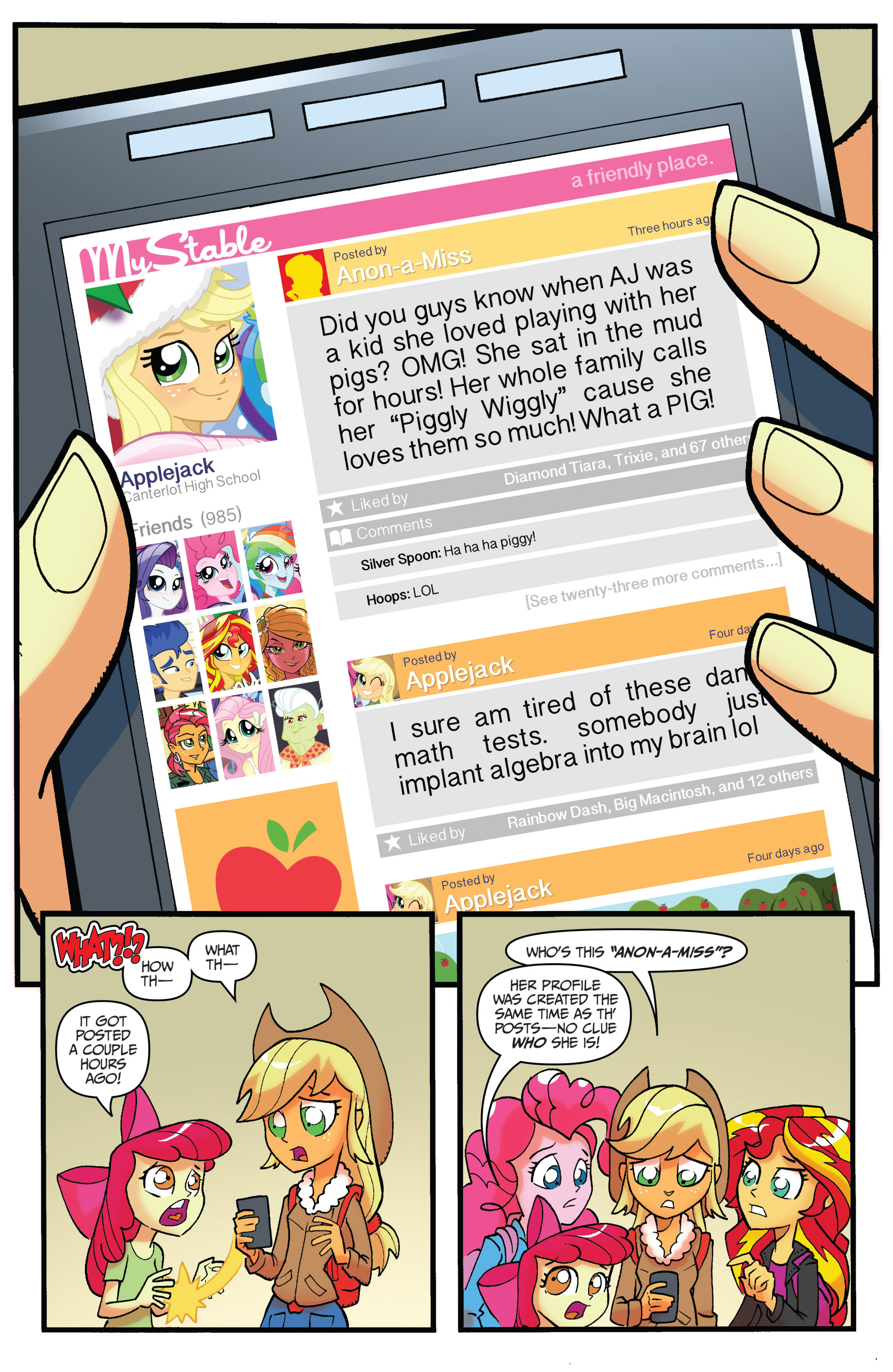 Read online My Little Pony: Equestria Girls Holiday Special 2014 comic ...