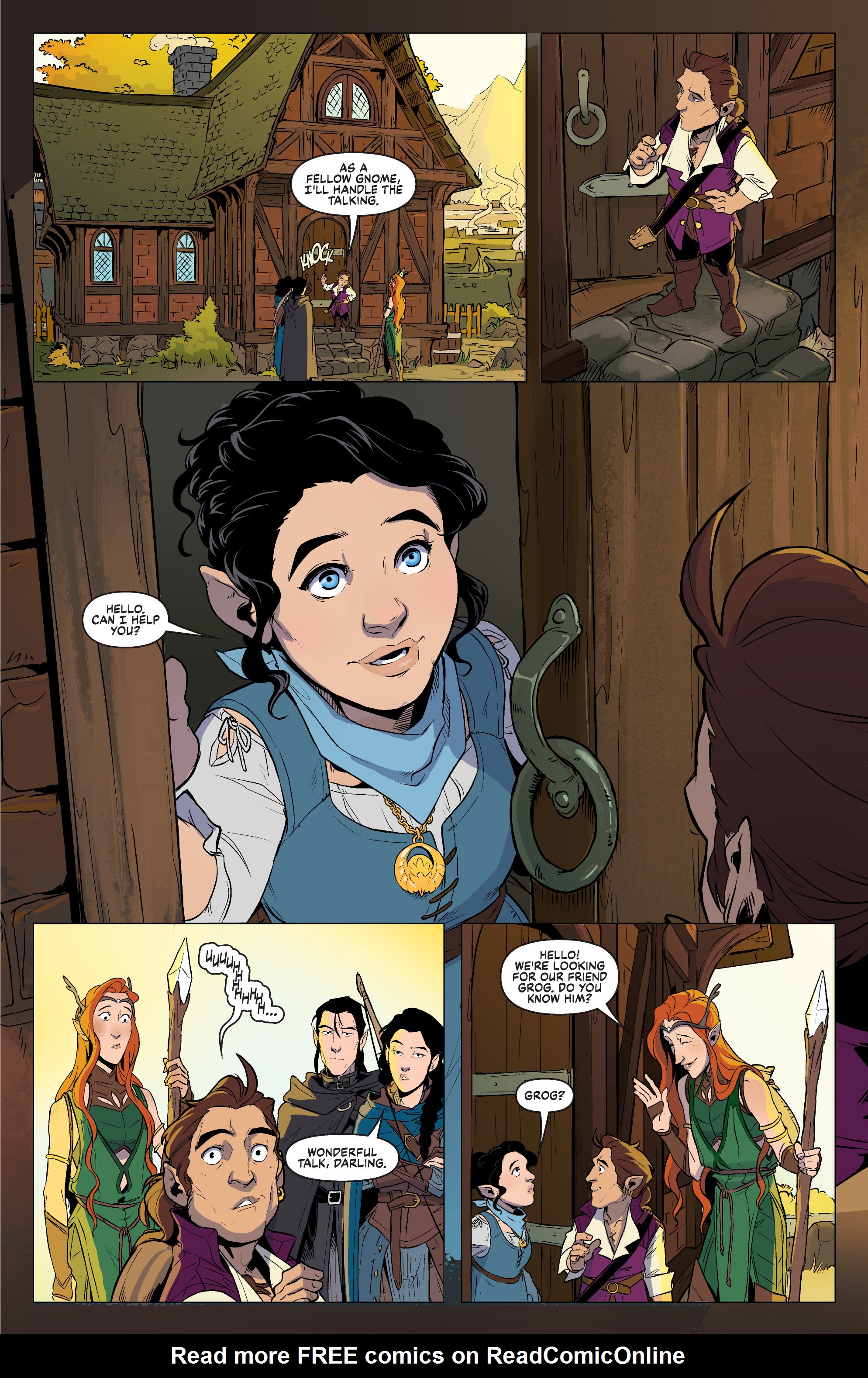 Read online Critical Role Vox Machina Origins comic - Issue #1