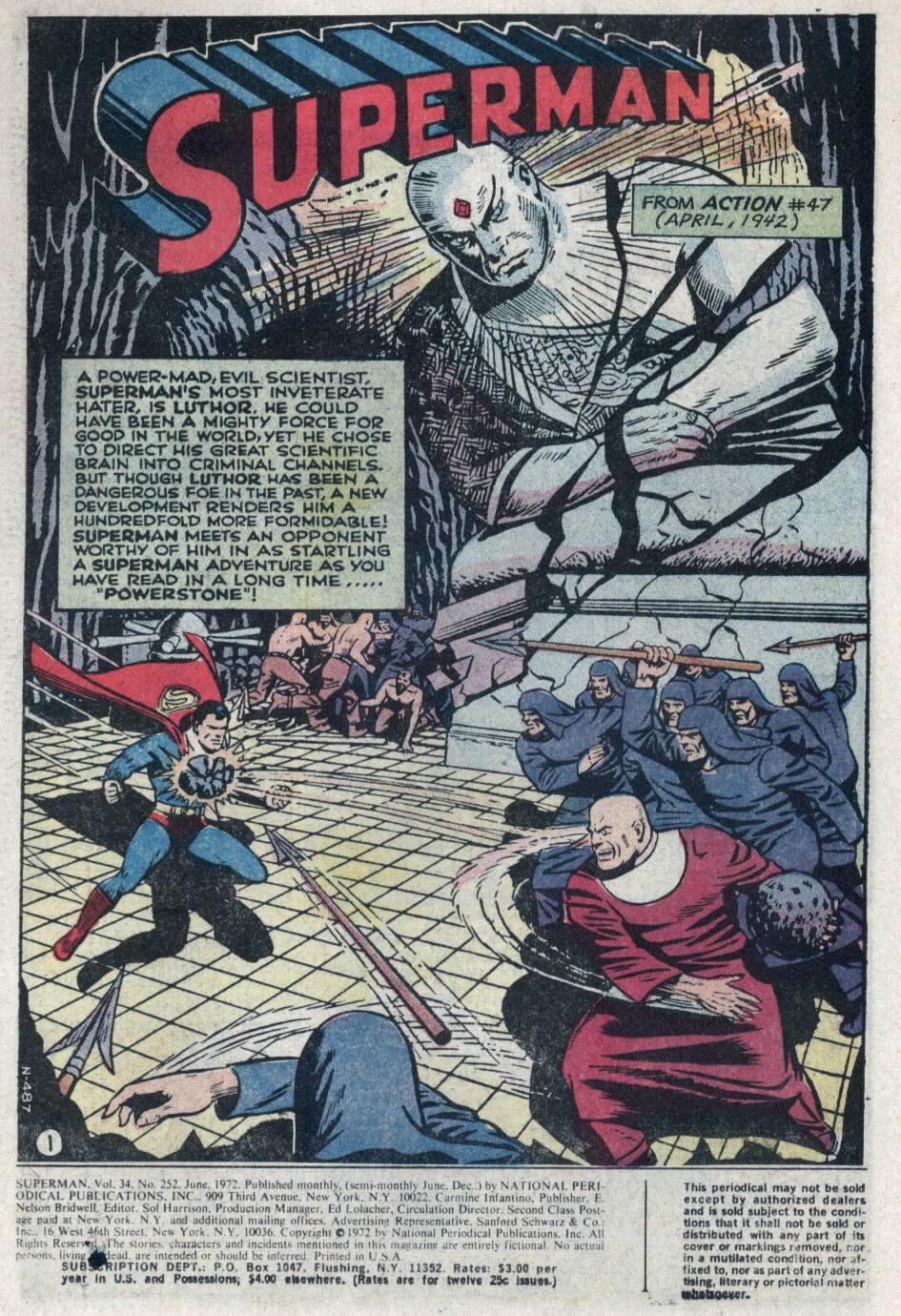 Read online Superman (1939) comic - Issue #252