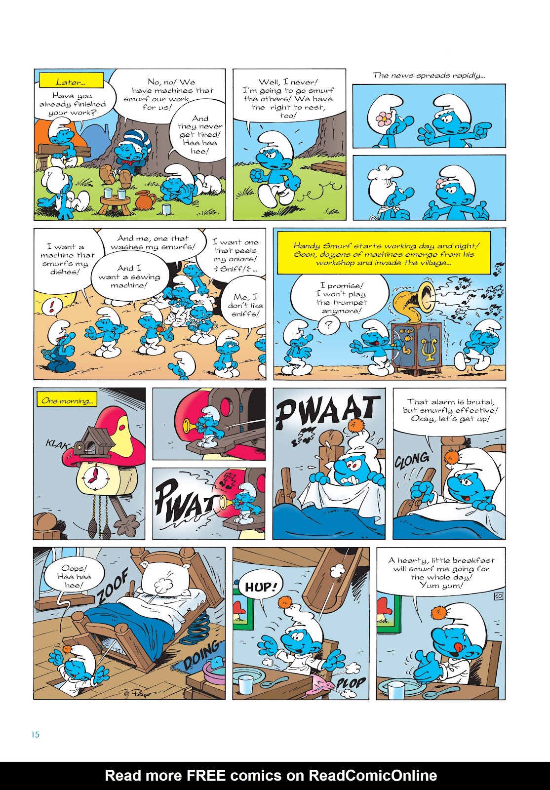 Read online The Smurfs comic - Issue #23