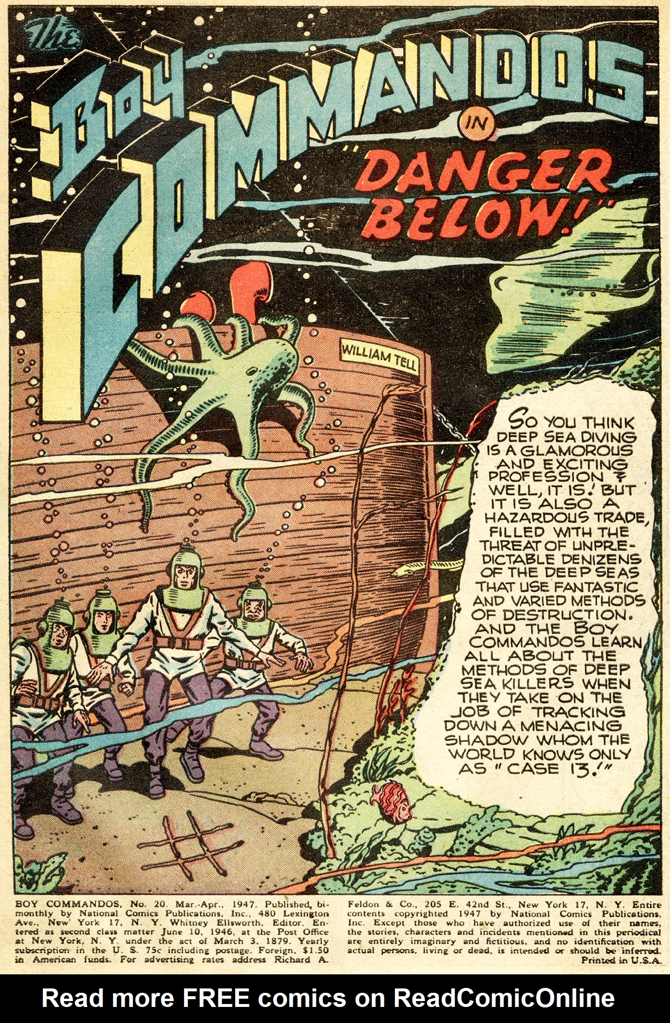 Read online Boy Commandos comic - Issue #20