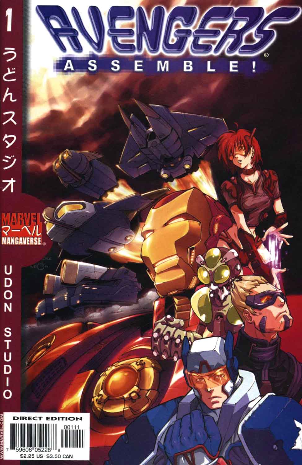 Read online Marvel Mangaverse: Avengers Assemble! comic - Issue # Full