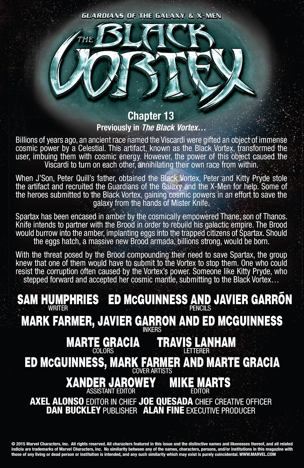 Read online Guardians of the Galaxy and X-Men: The Black Vortex comic ...