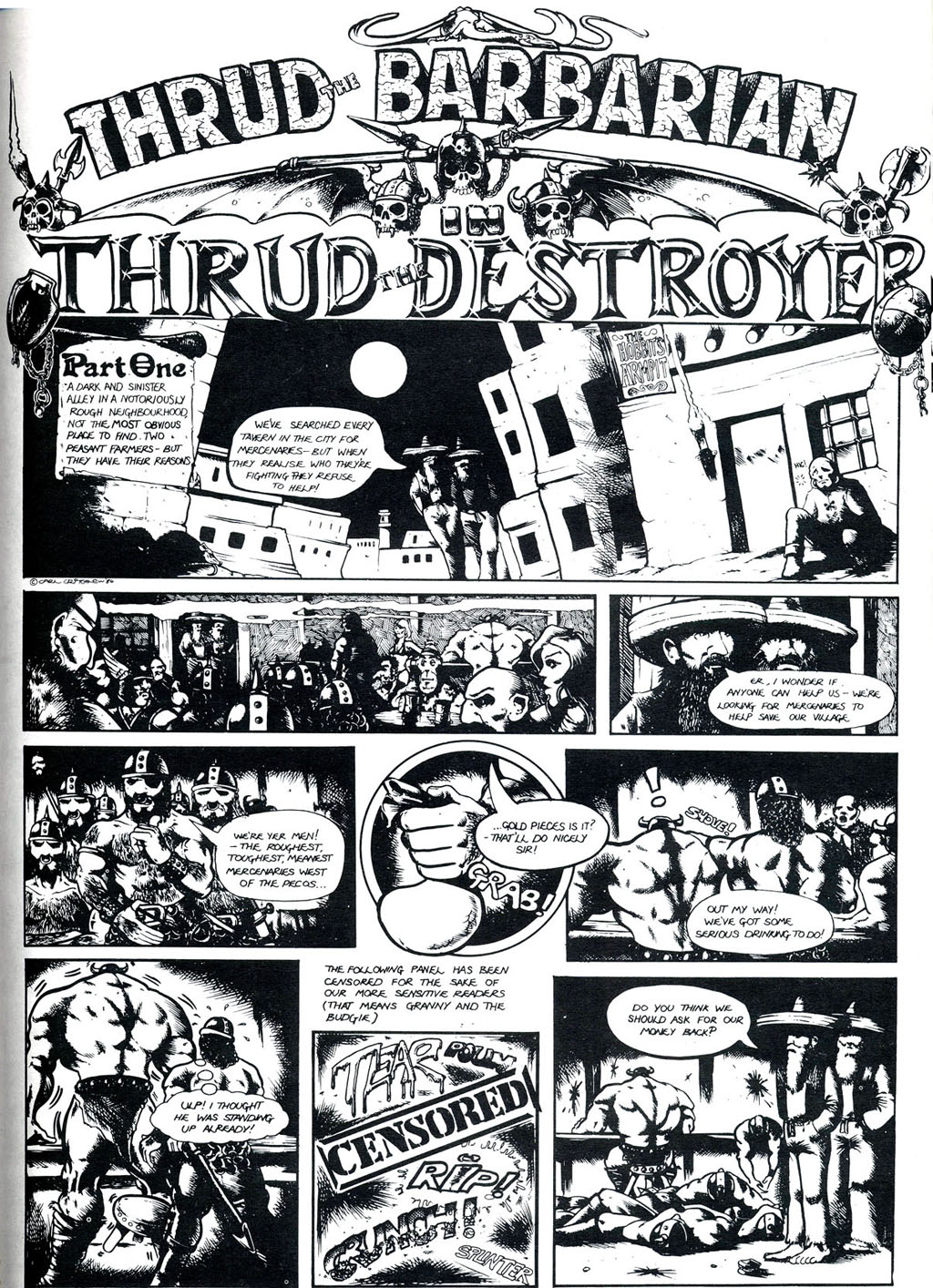 Read online Thrud the Barbarian comic - Issue # Full