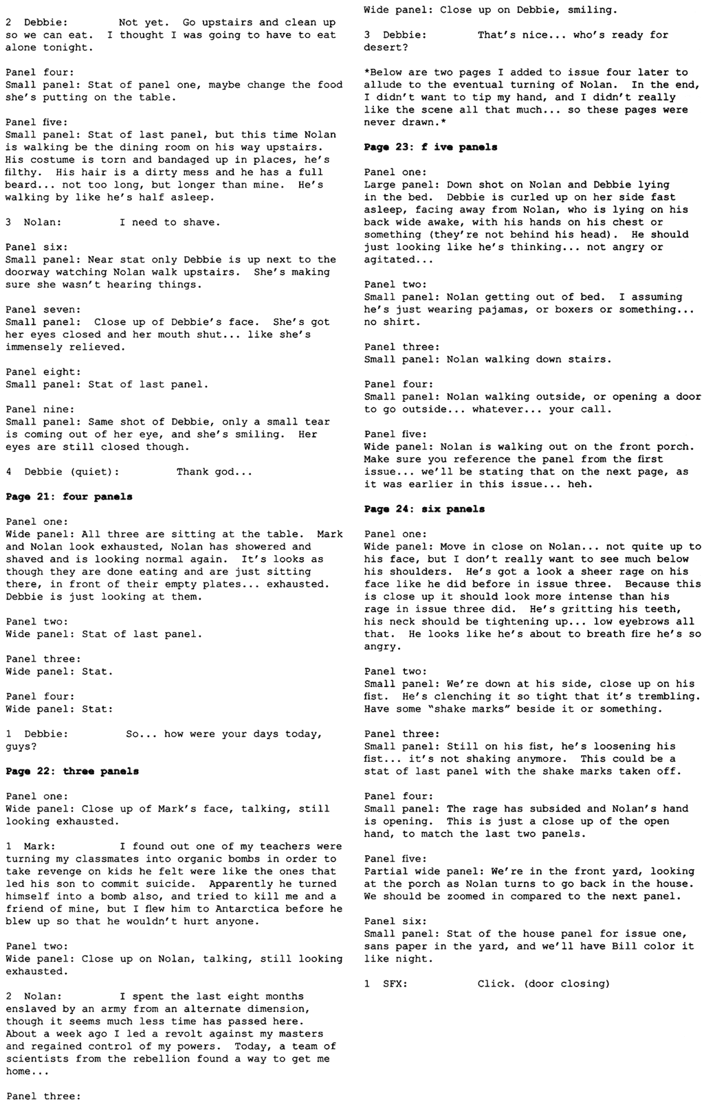Read online Invincible Script Book comic - Issue # Full