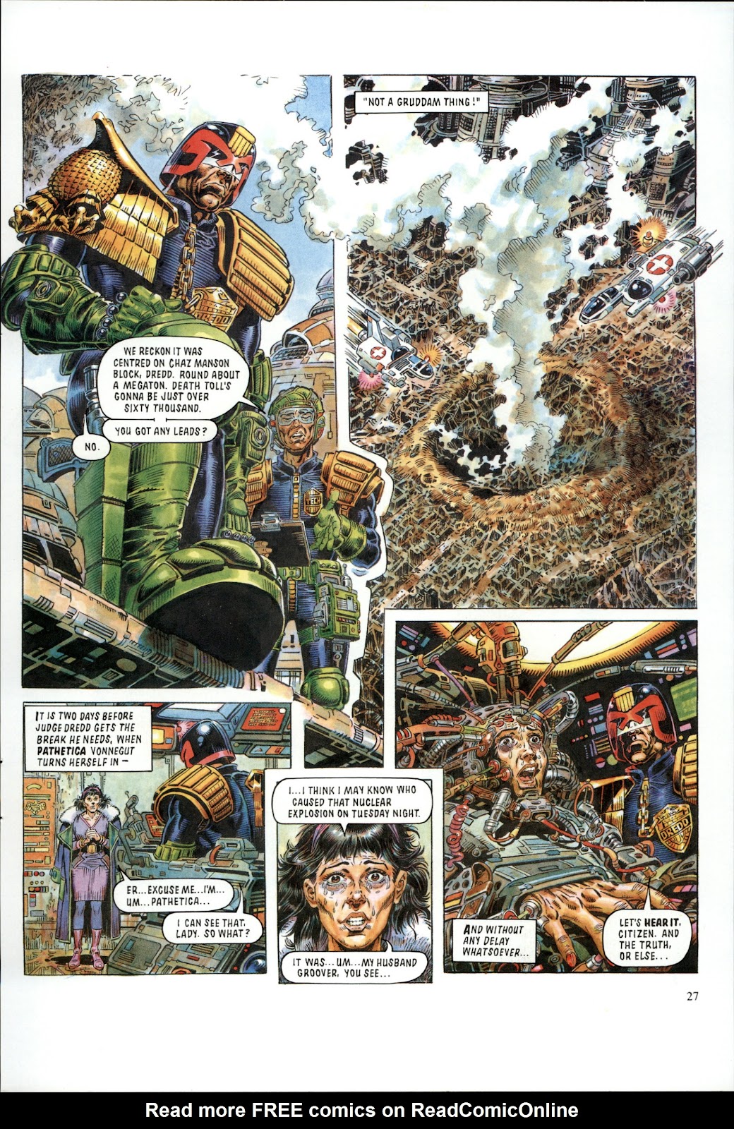 Read online Dredd Rules! comic - Issue #16