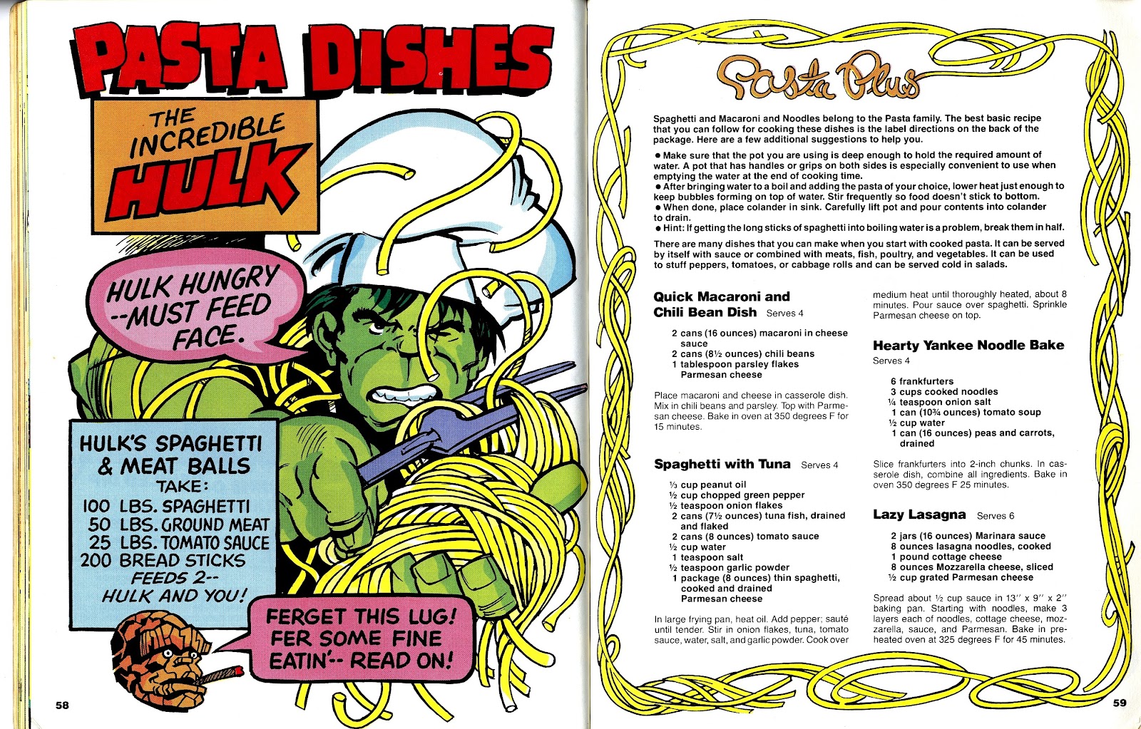 Read online The Mighty Marvel Superheroes' Cookbook comic - Issue # Full