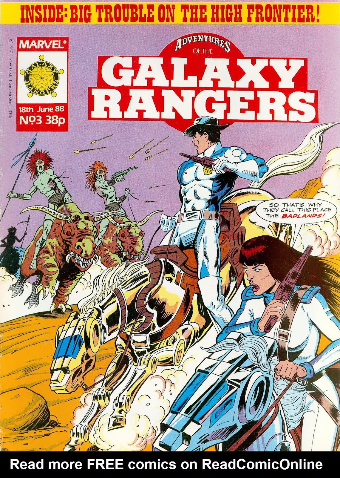 Read online Adventures of the Galaxy Rangers comic - Issue #3