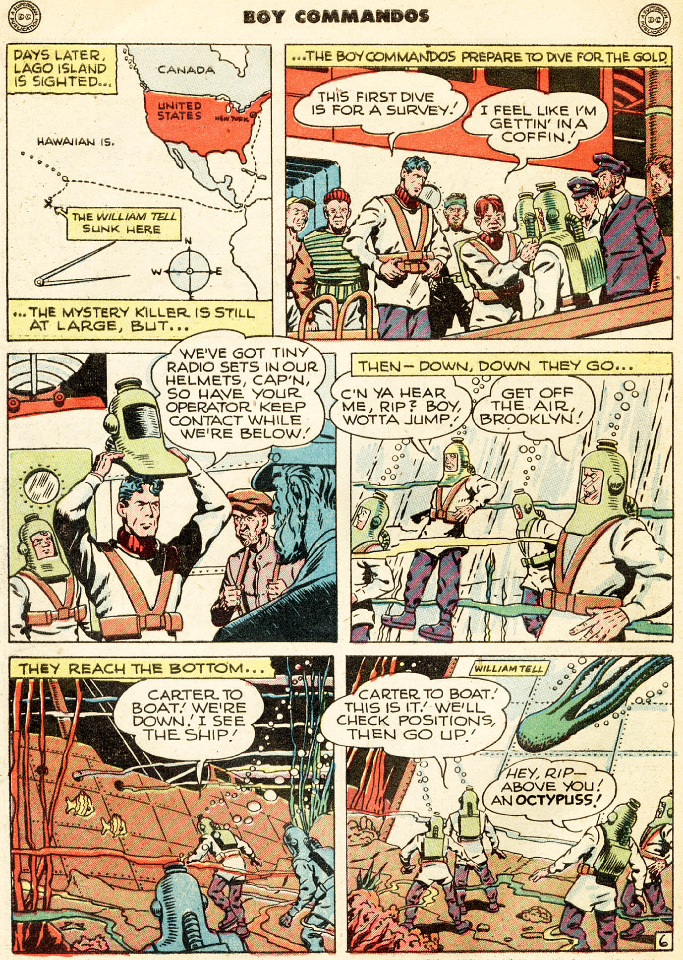 Read online Boy Commandos comic - Issue #20