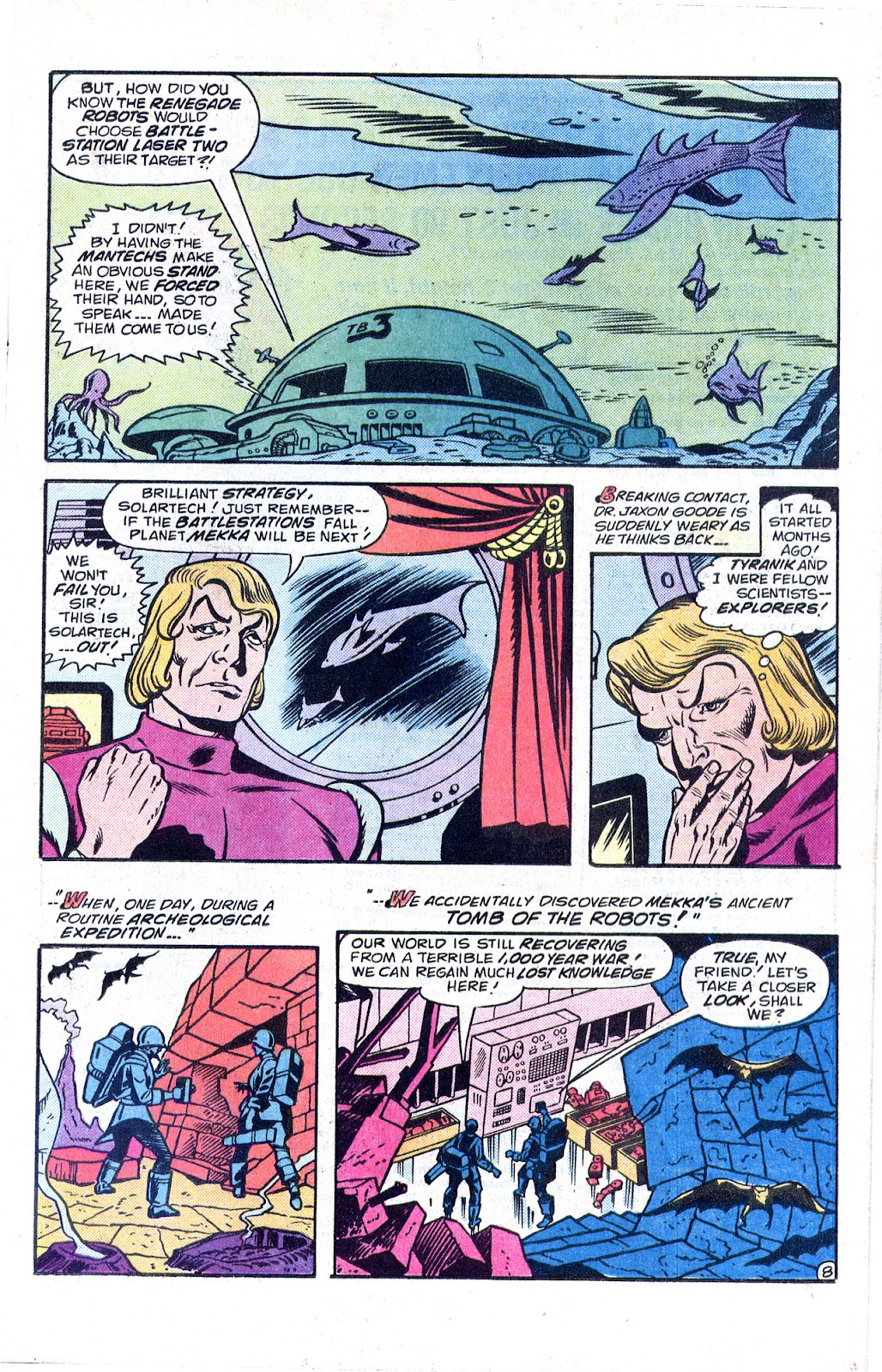 Read online ManTech Robot Warriors comic - Issue #1