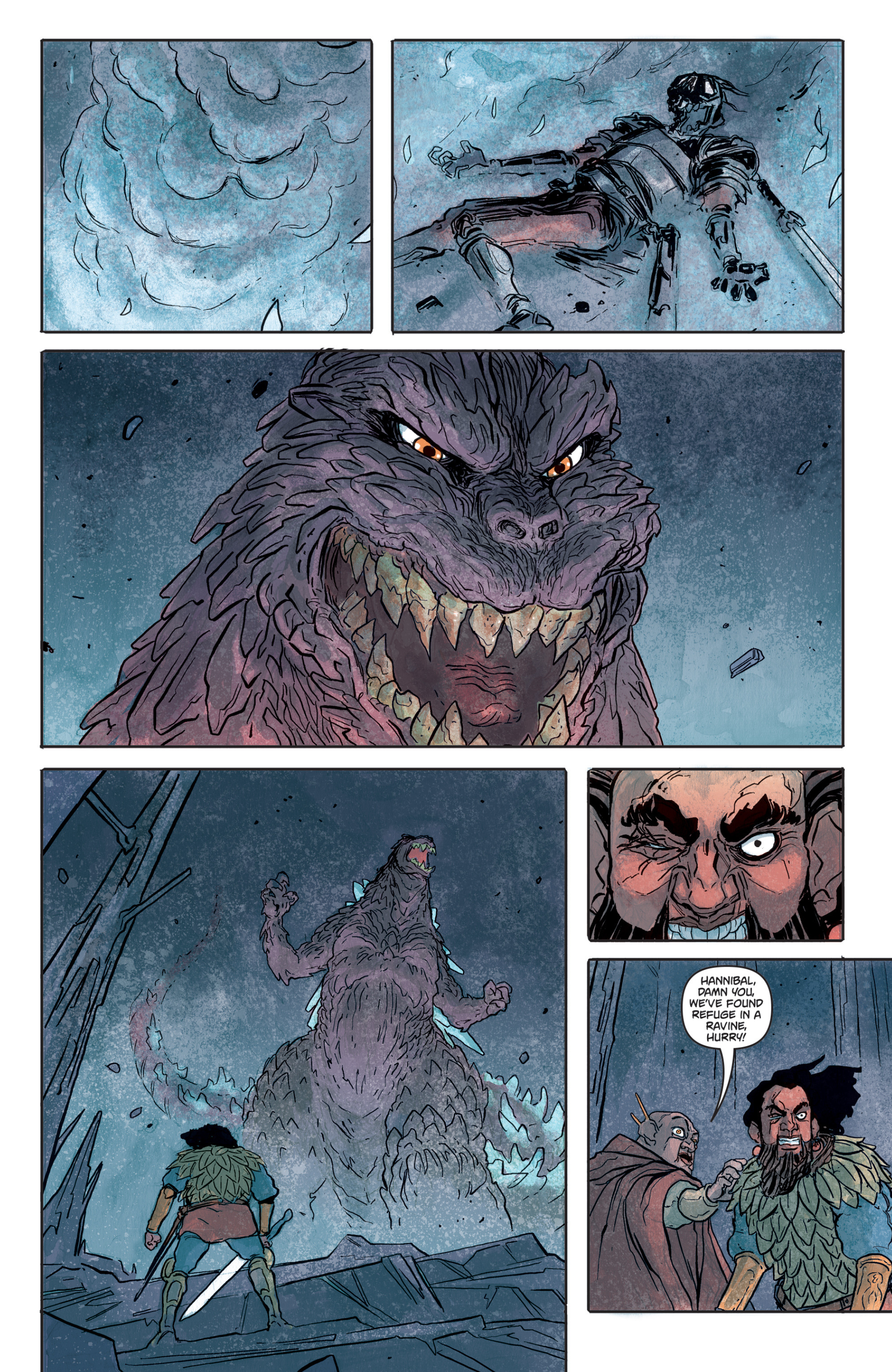 Read online Godzilla: Rage Across Time comic - Issue #4