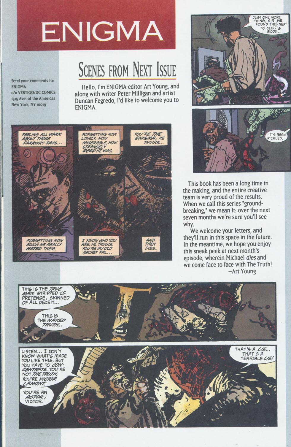 Read online Enigma comic - Issue #1