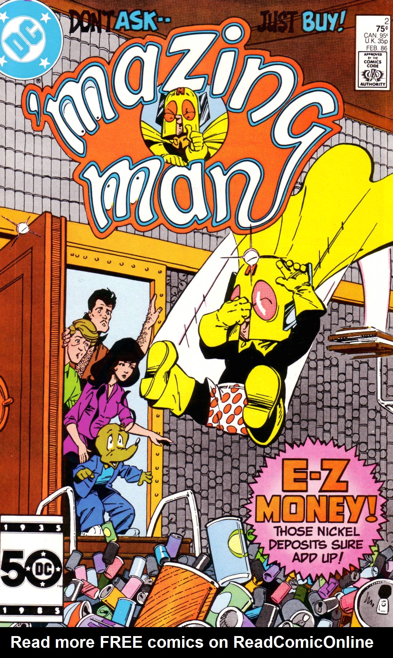 Read online 'Mazing Man comic - Issue #2