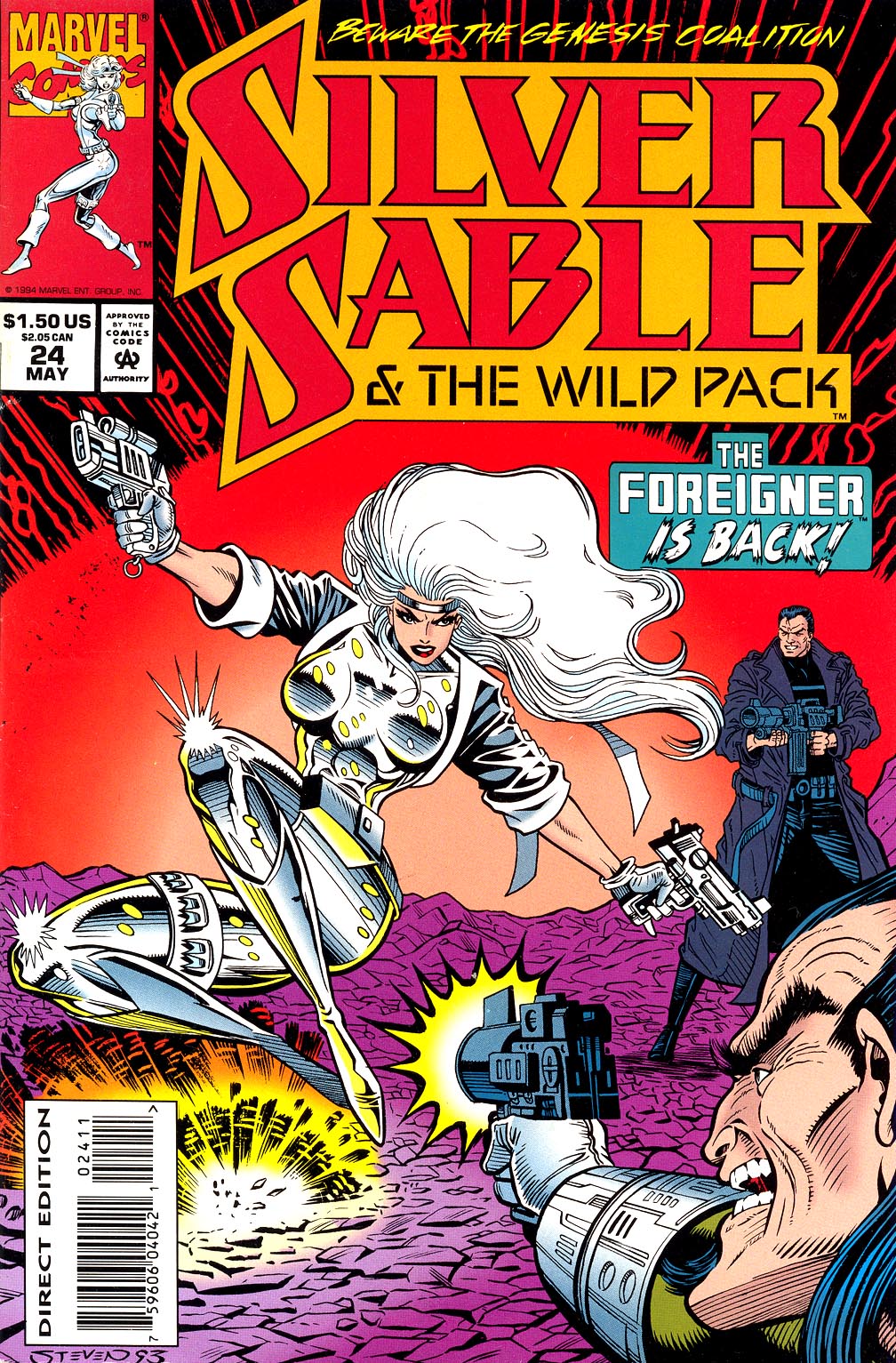 Read online Silver Sable and the Wild Pack comic - Issue #24