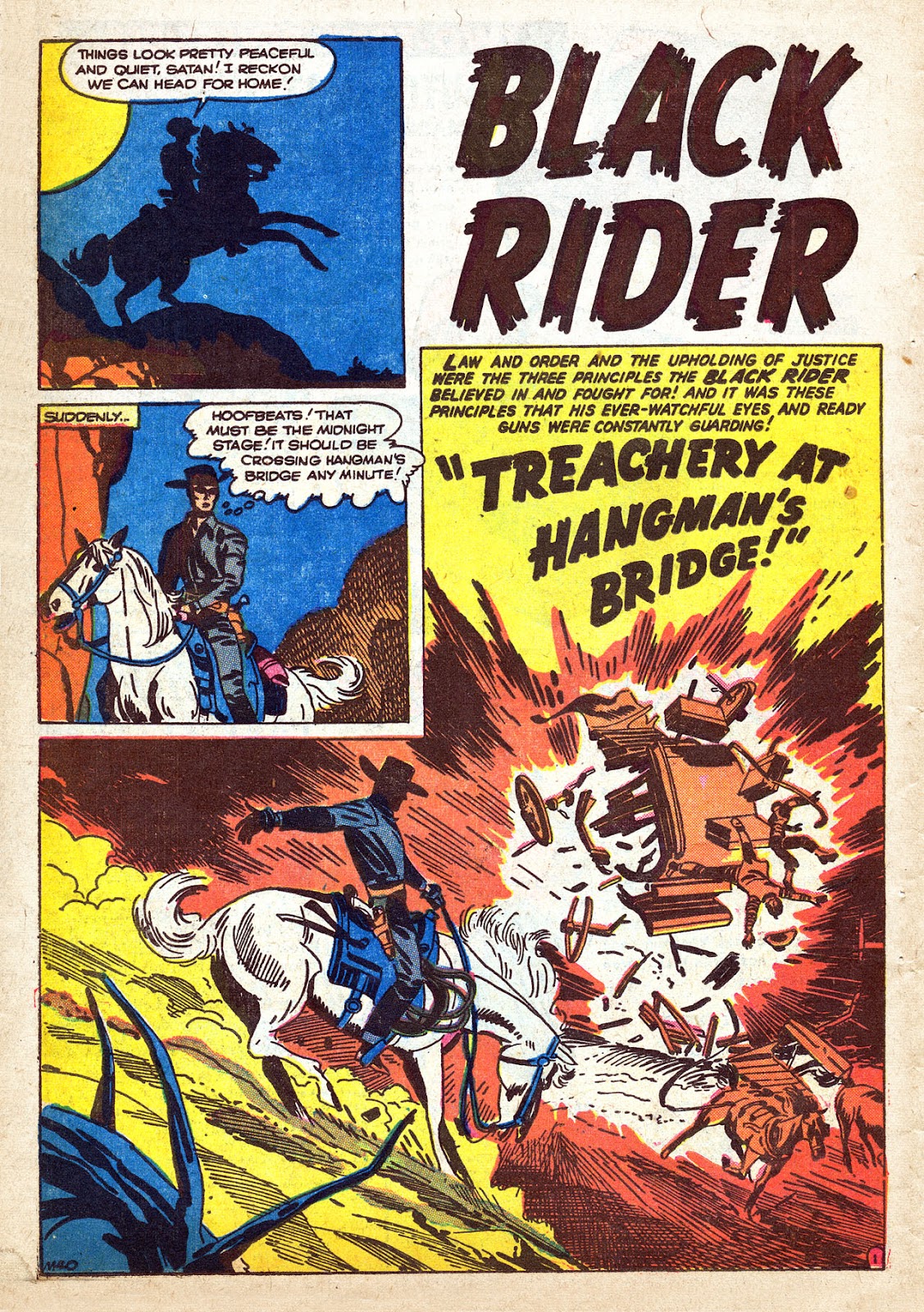 Read online Black Rider Rides Again! comic - Issue # Full