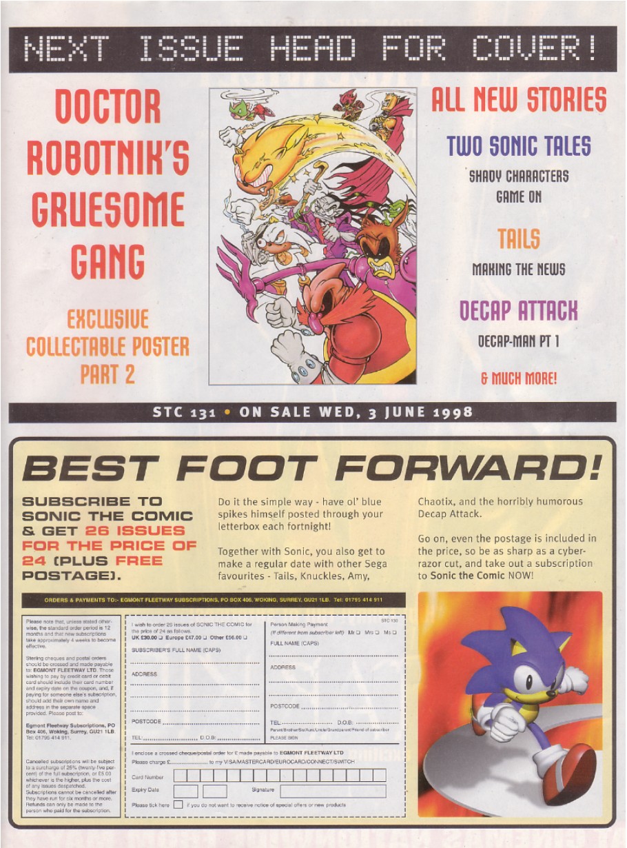 Read online Sonic the Comic comic - Issue #130