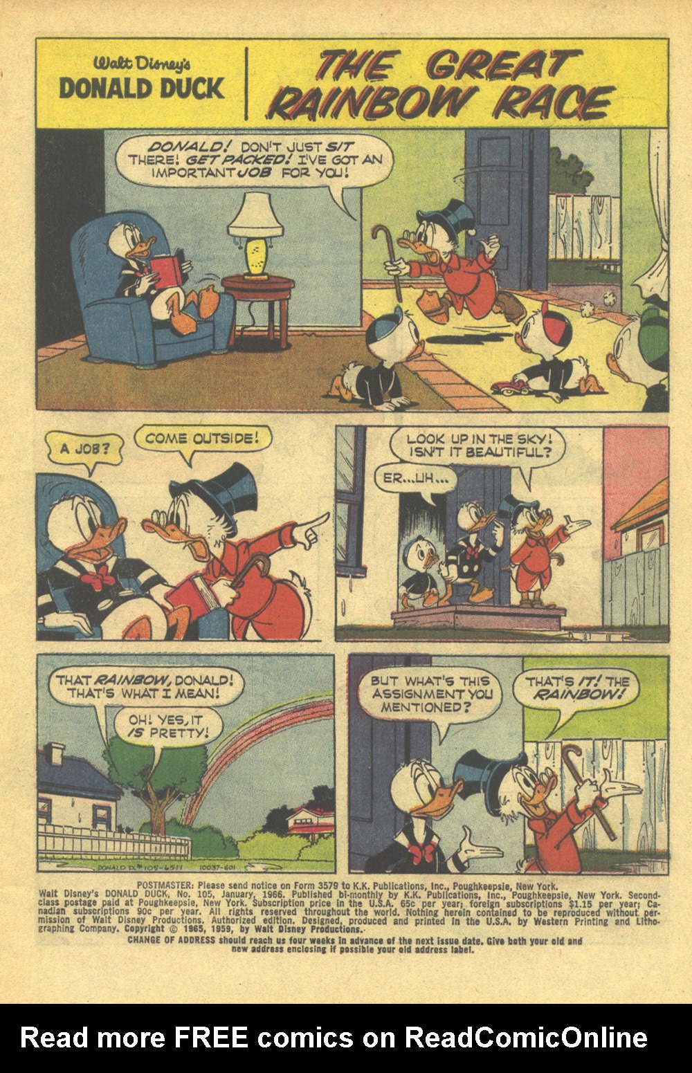 Read online Walt Disney's Donald Duck (1952) comic - Issue #105