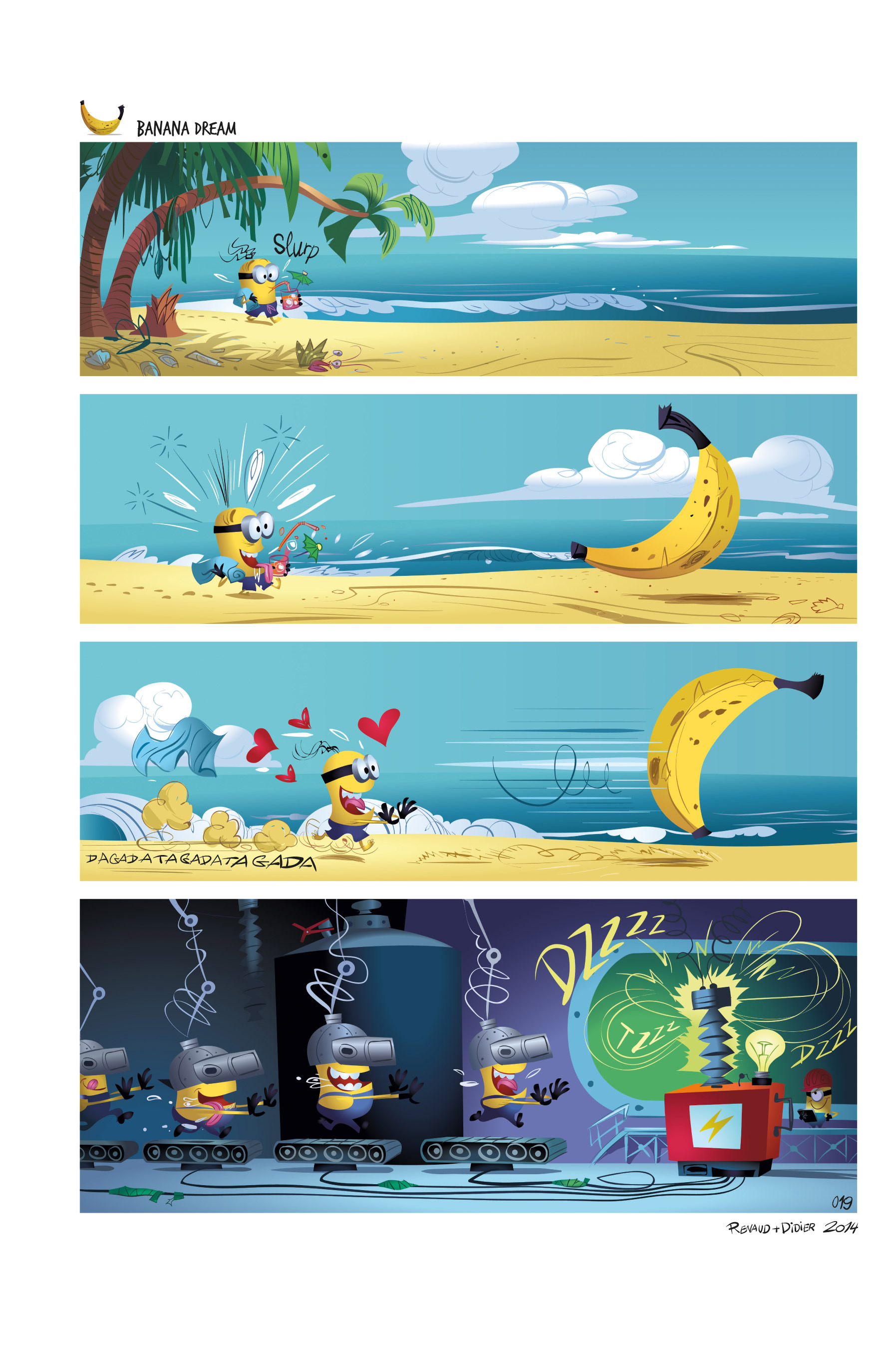 Read online Minions comic - Issue #1
