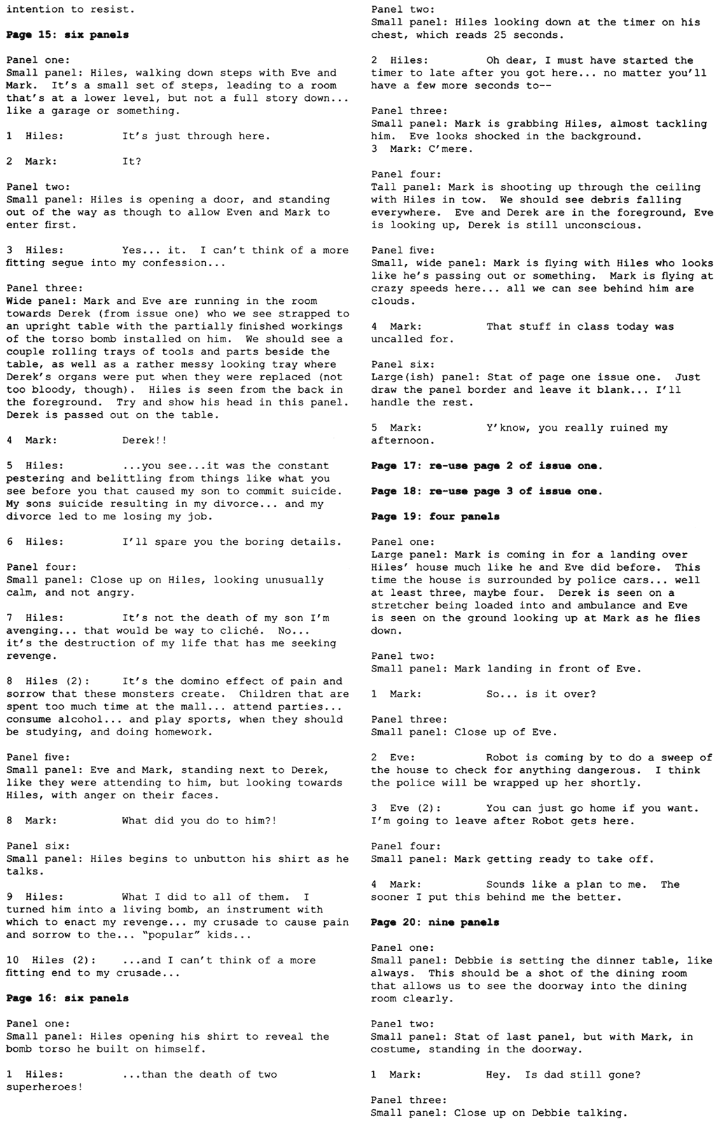 Read online Invincible Script Book comic - Issue # Full