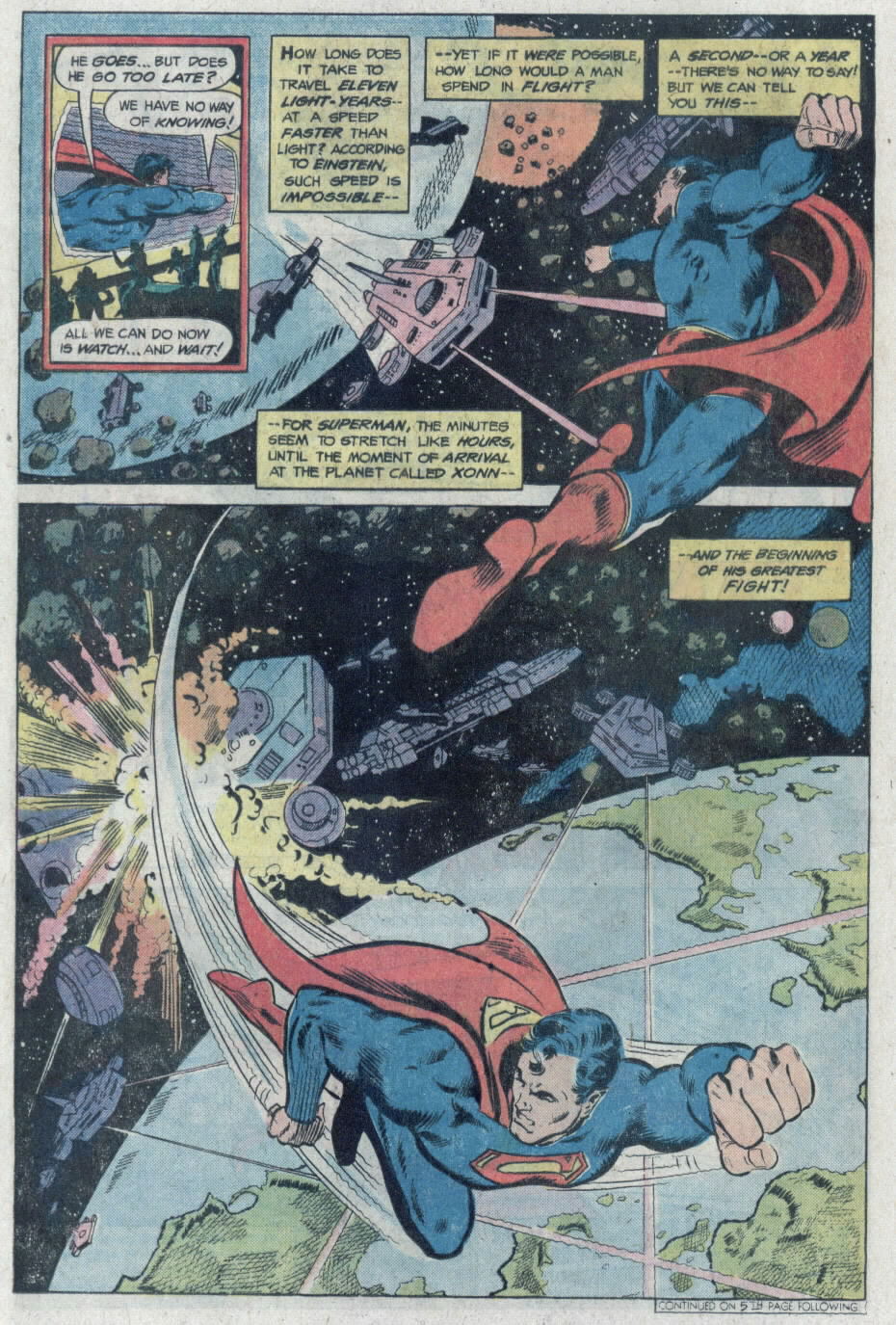 Superman Moving Planets