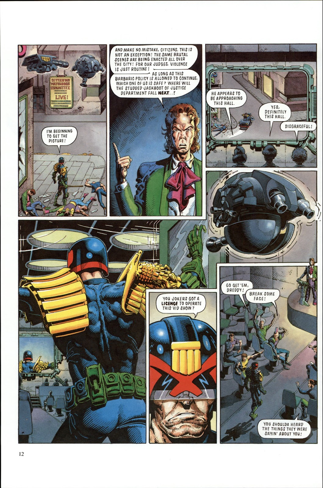Read online Dredd Rules! comic - Issue #12