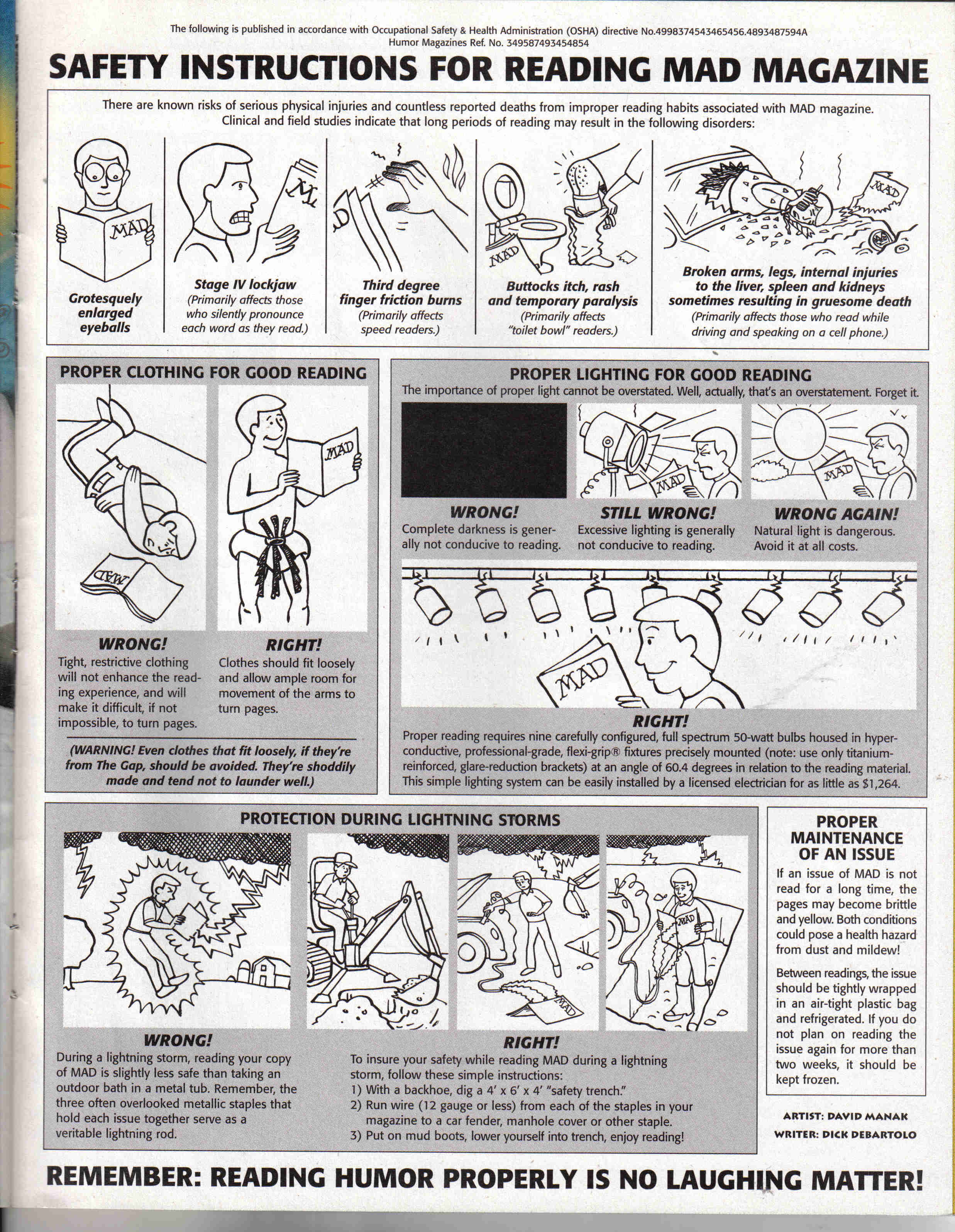 Read online MAD comic - Issue #433