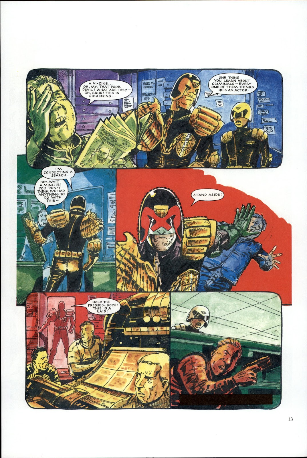 Read online Dredd Rules! comic - Issue #17
