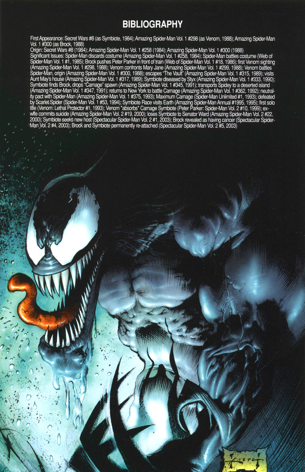 Read online Venom Poster Book comic - Issue # Full