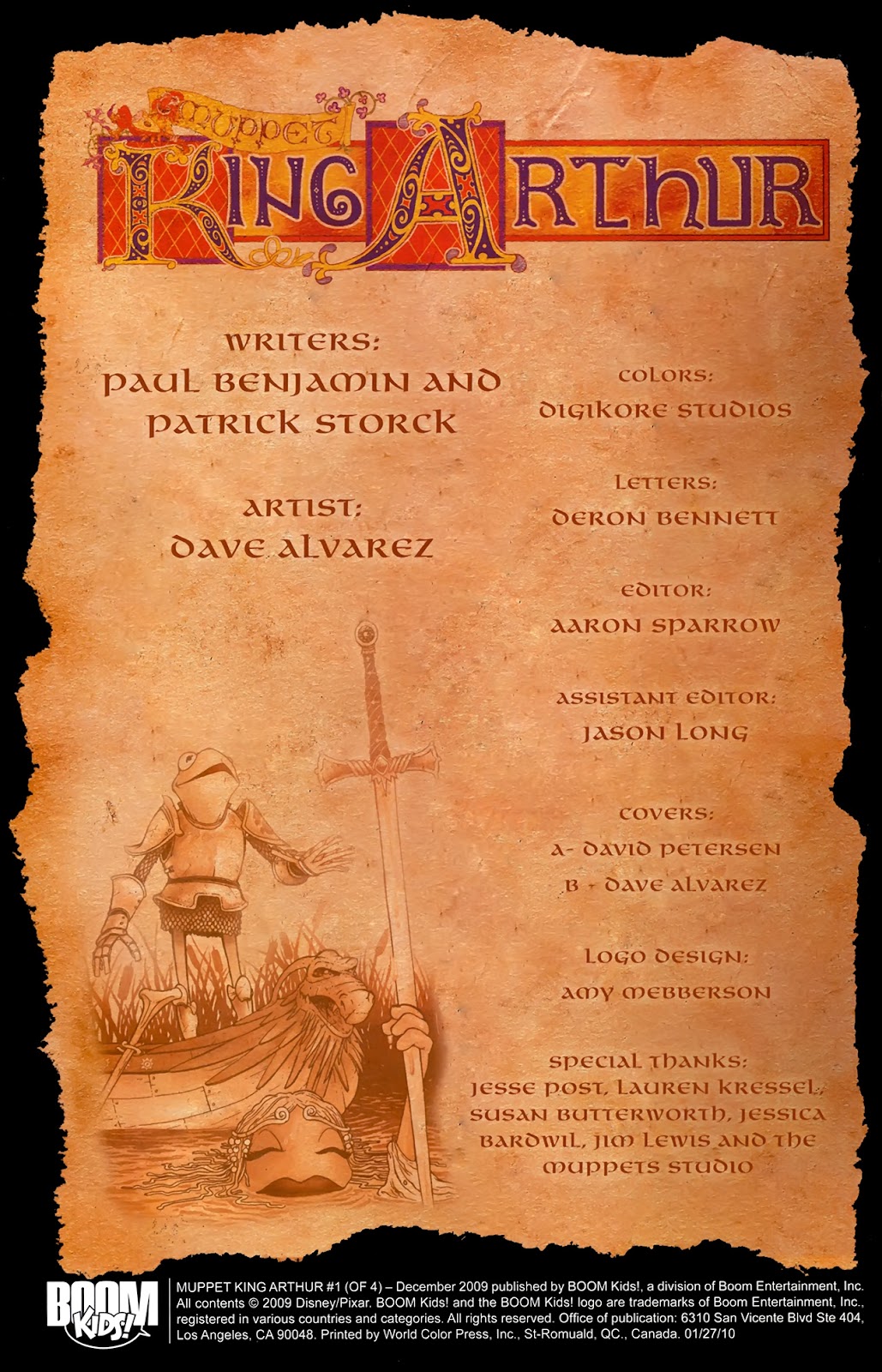 Read online Muppet King Arthur comic - Issue #1