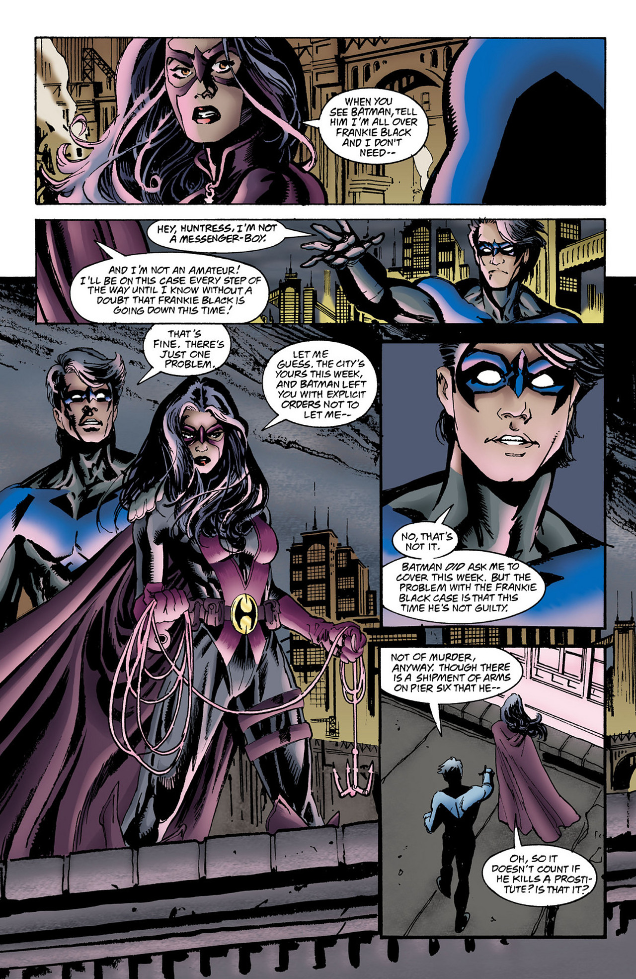 Read online Nightwing and Huntress comic - Issue #1