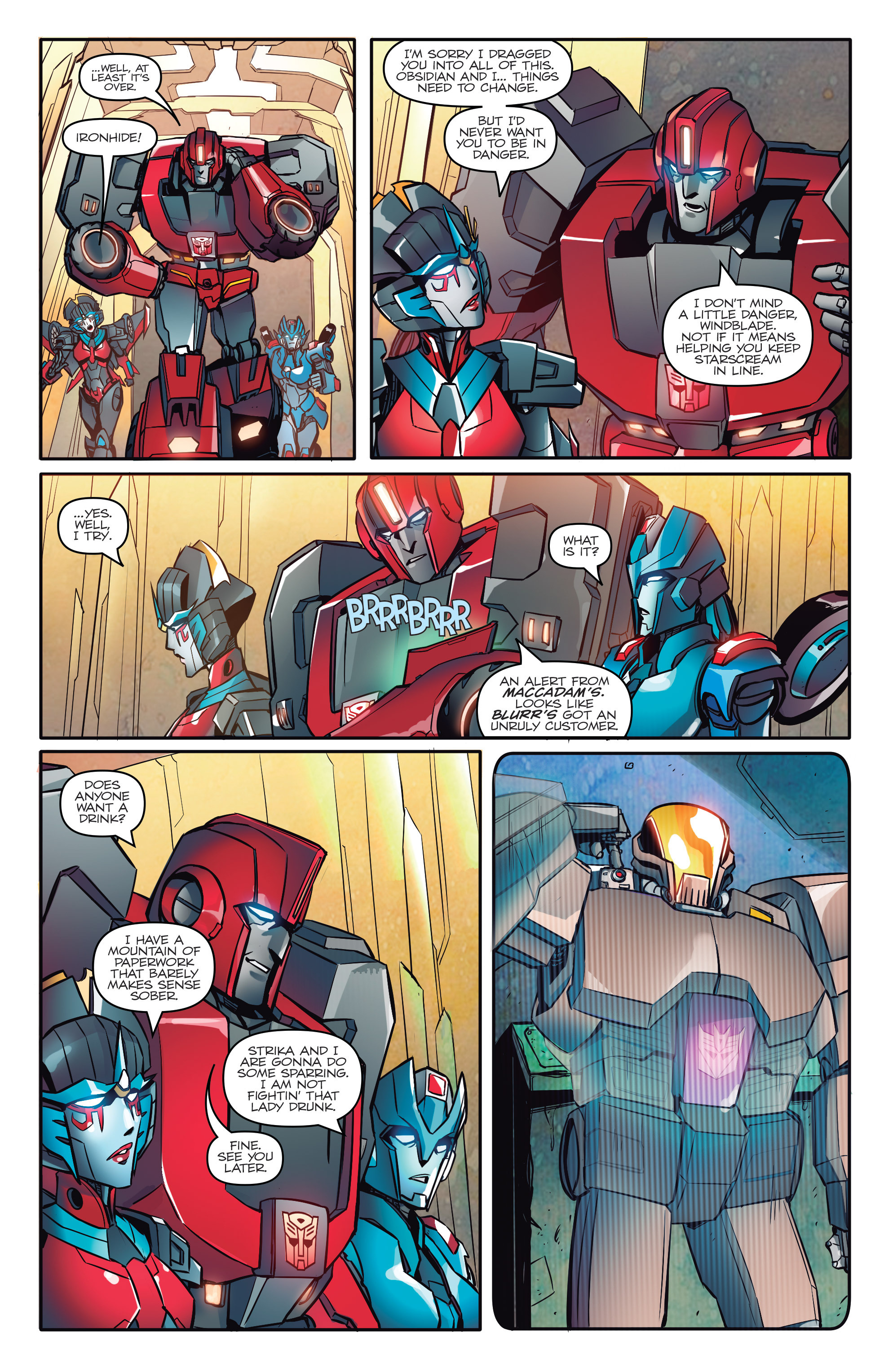 Read online Transformers: Till All Are One comic - Issue #1