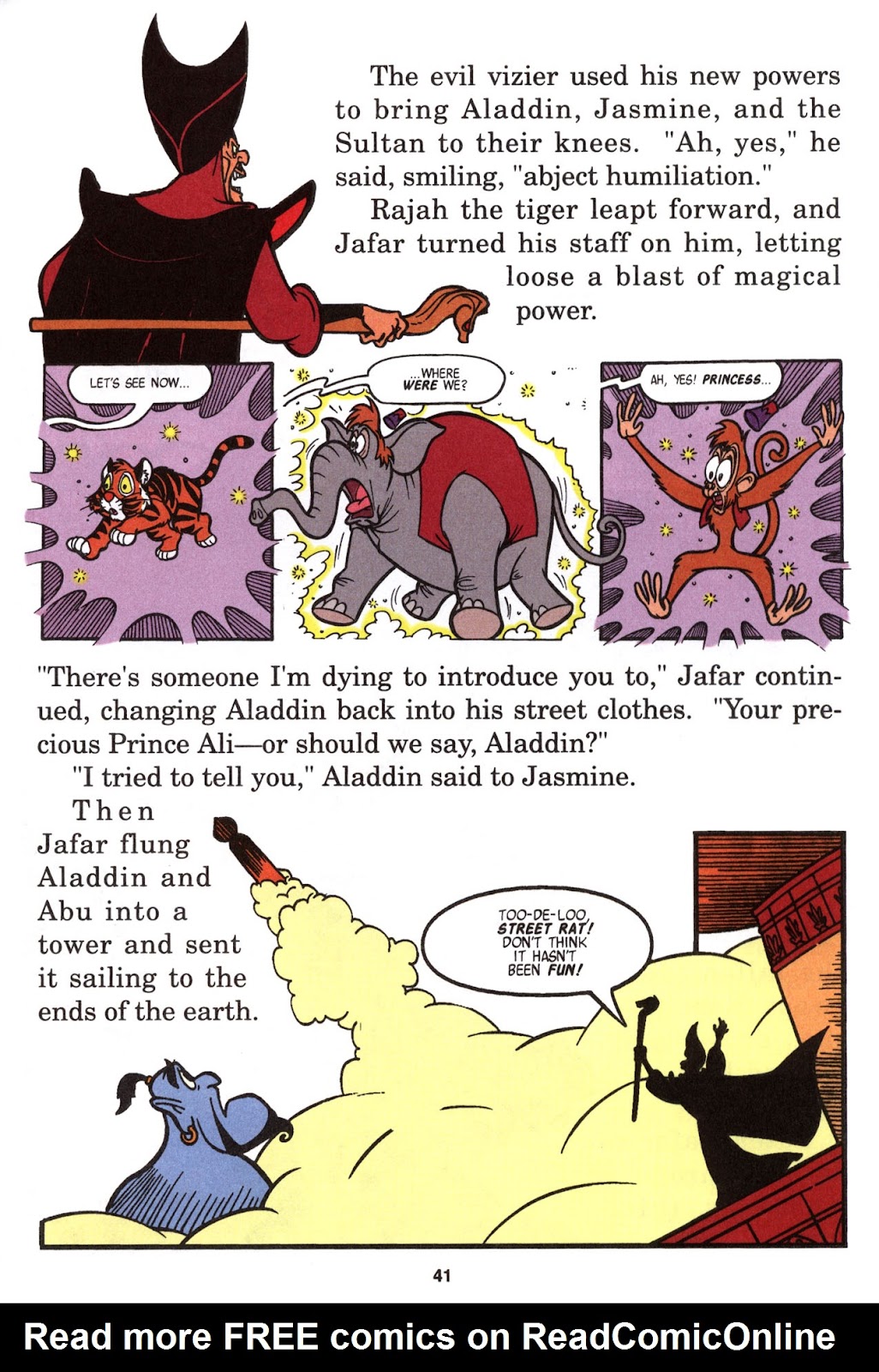 Read online Disney's Junior Graphic Novel Aladdin comic - Issue # Full