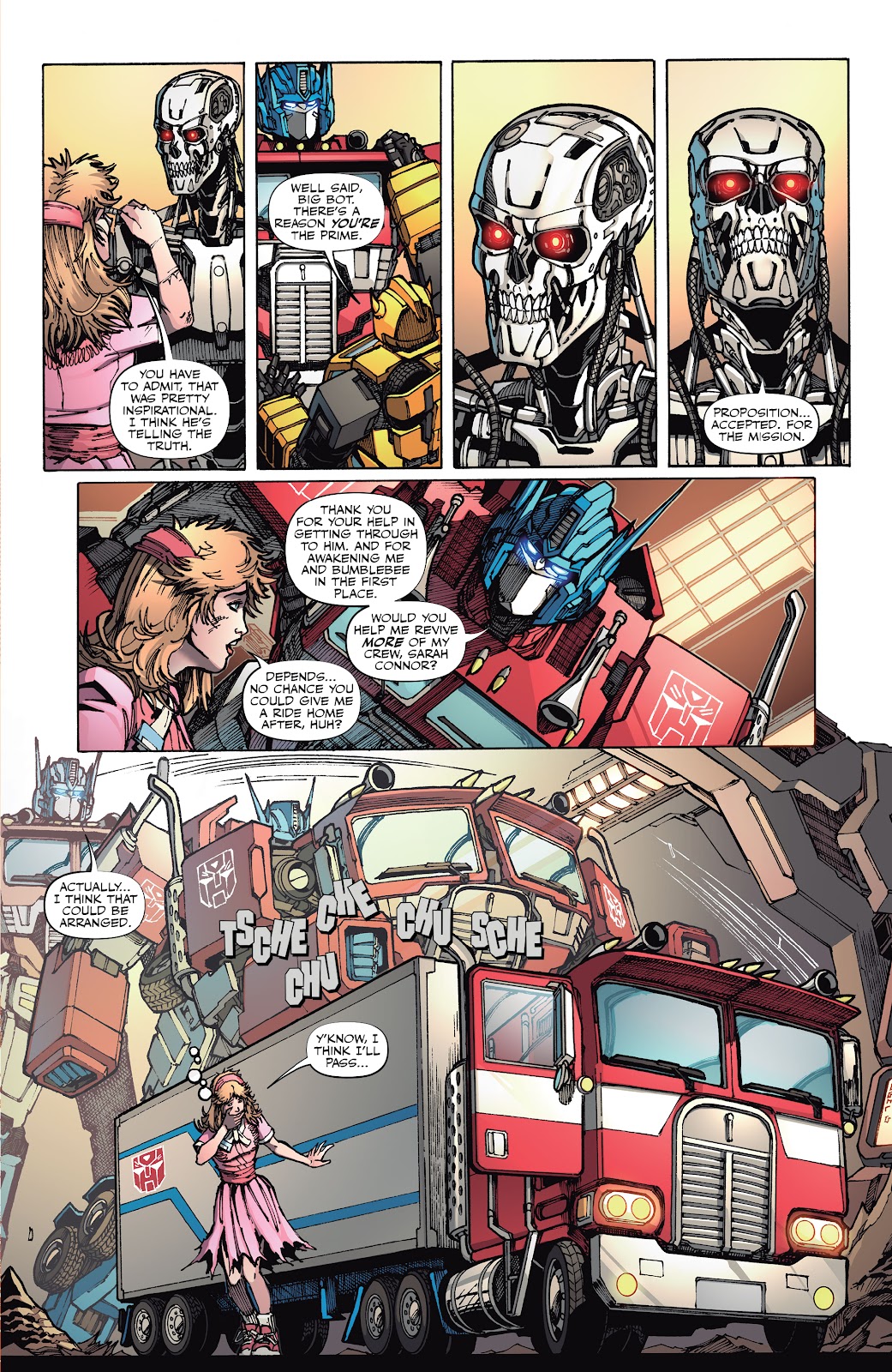 Read online Transformers vs. the Terminator comic - Issue #2