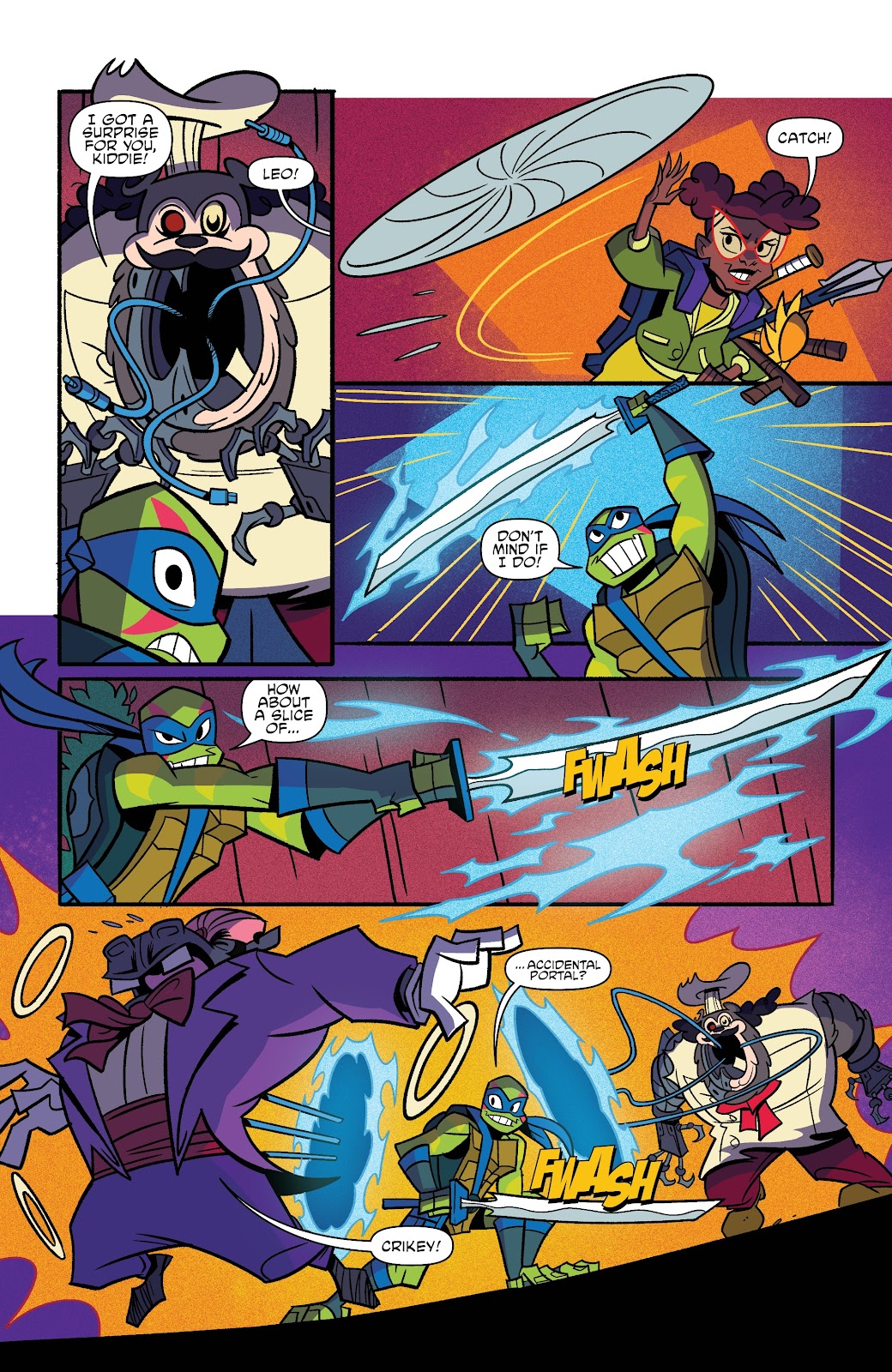 Read online Rise of the Teenage Mutant Ninja Turtles comic - Issue #5