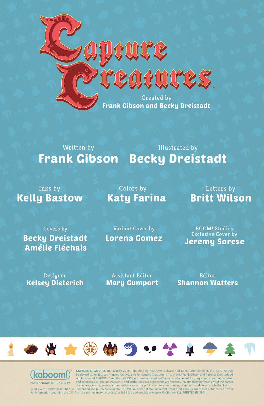 Read online Capture Creatures comic - Issue #4