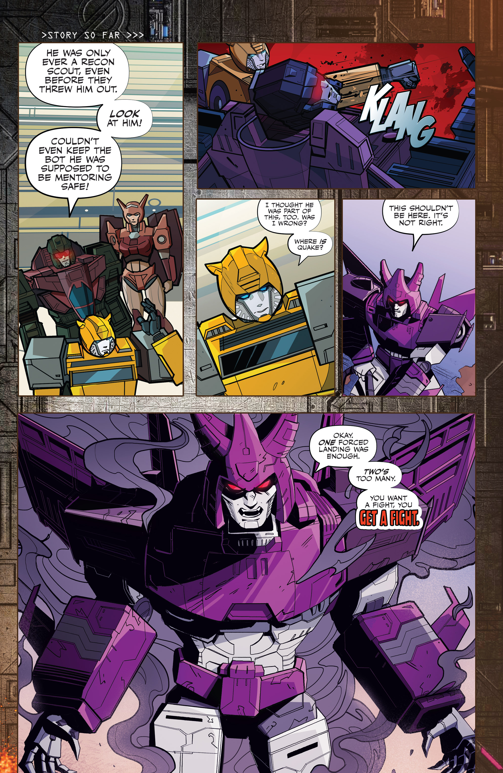 Read online Transformers (2019) comic - Issue #8