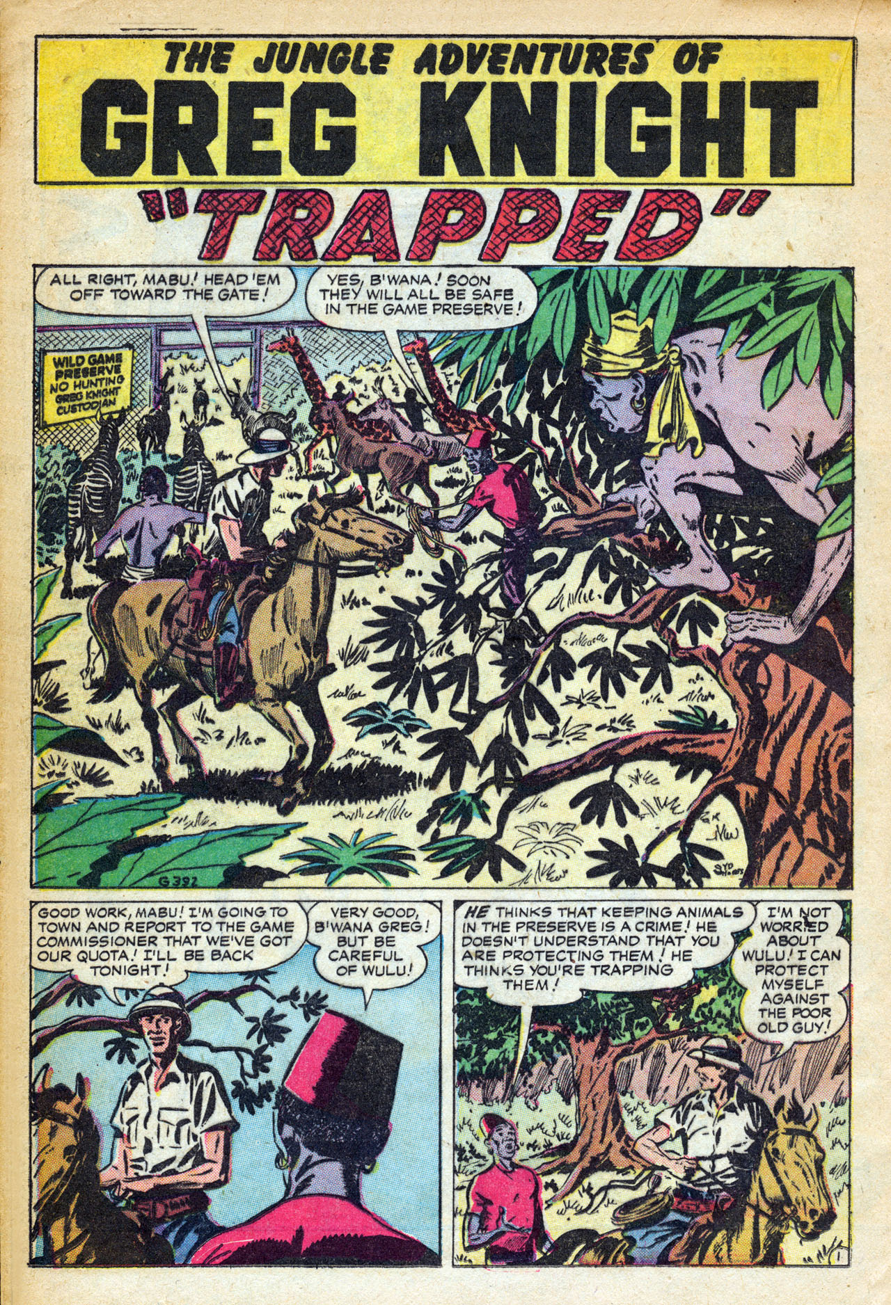 Read online Lorna, The Jungle Girl comic - Issue #15