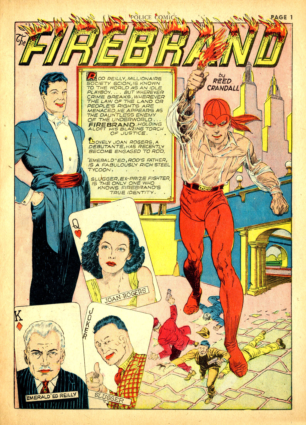 Original Golden Age Firebrand (Rod Reilly) & sister Danette ...