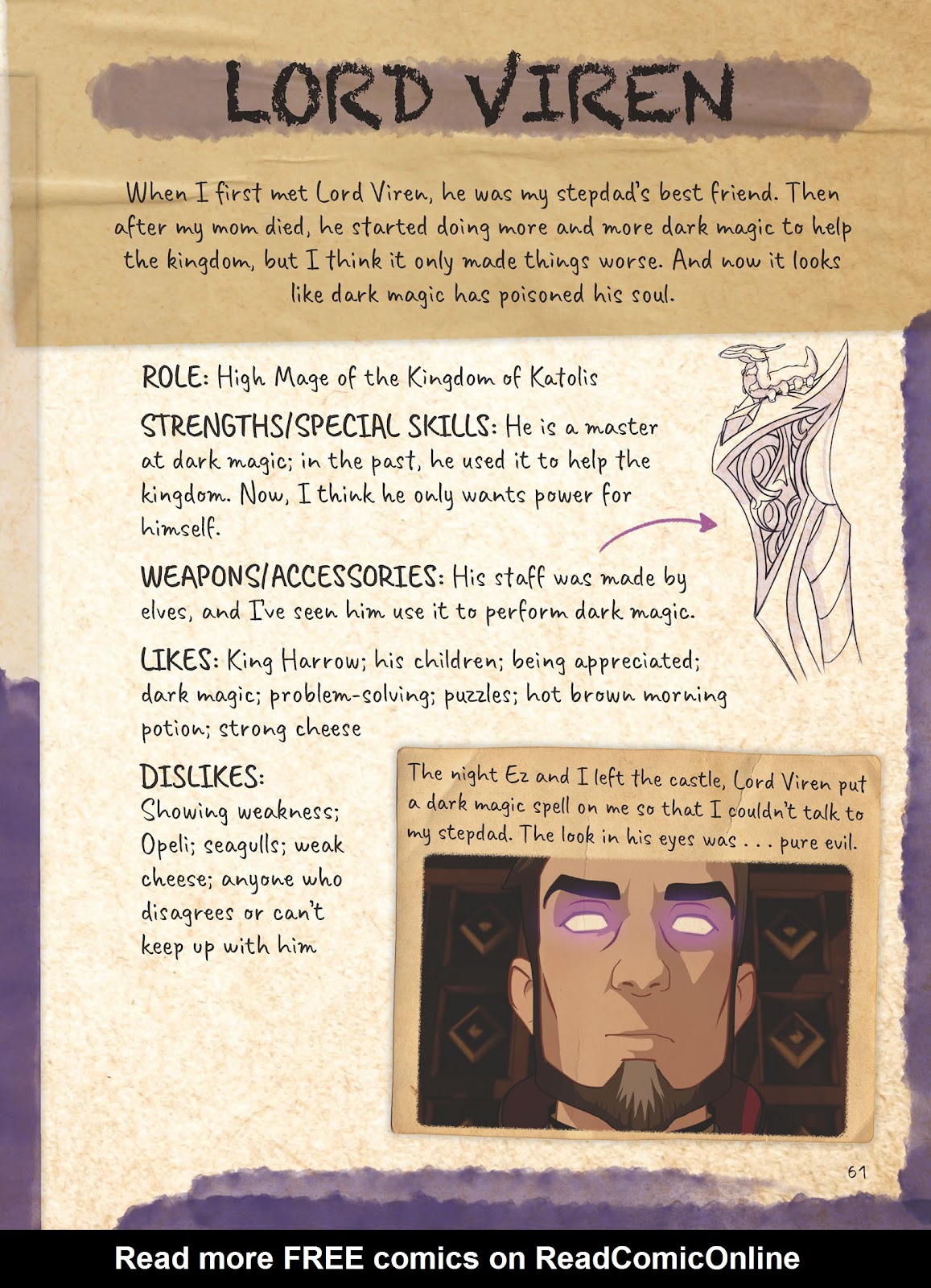 Read online Callum’s Spellbook: The Dragon Prince comic - Issue # TPB ...