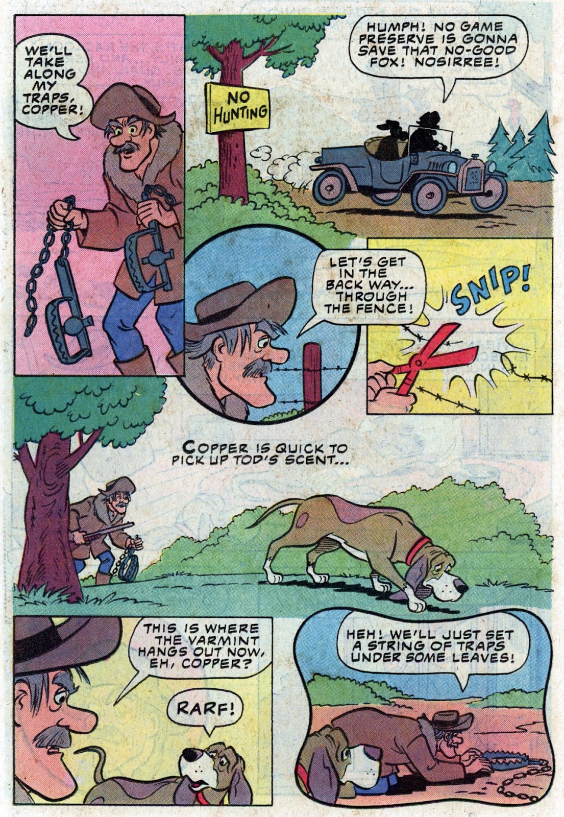 Read online Walt Disney Productions' The Fox and the Hound comic - Issue #2