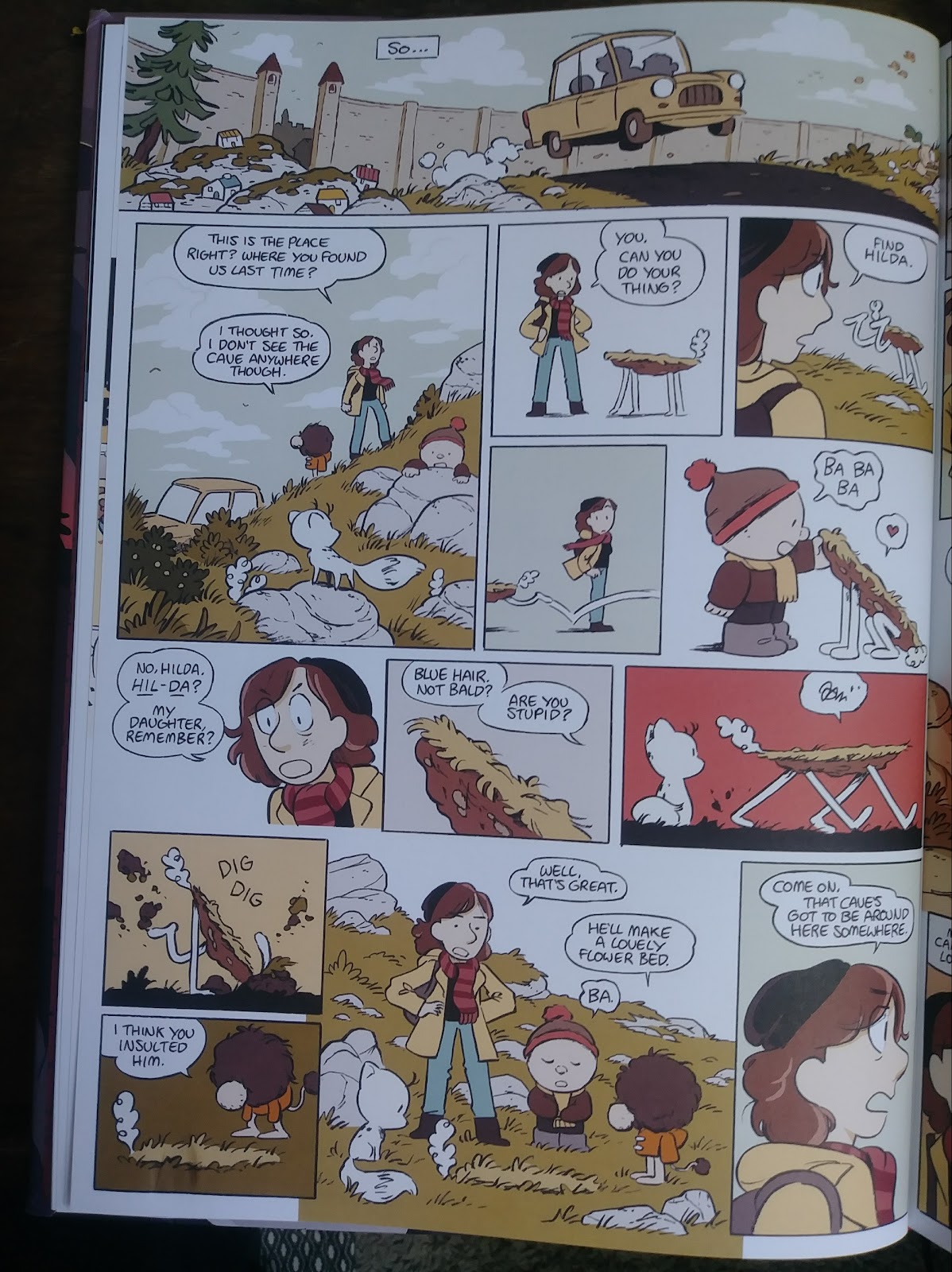 Read online Hilda and the Mountain King comic - Issue # TPB