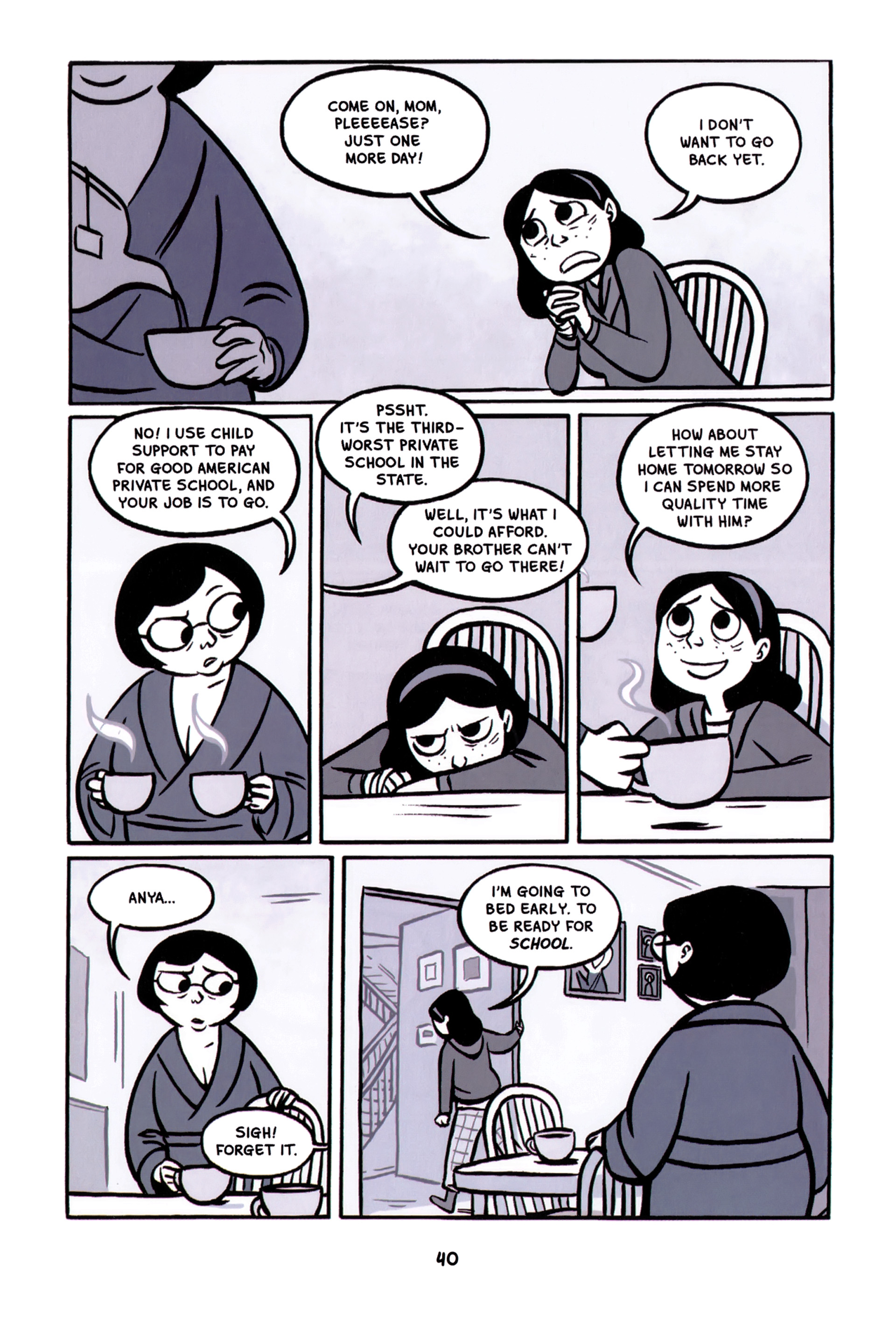 Read online Anya's Ghost comic - Issue #1