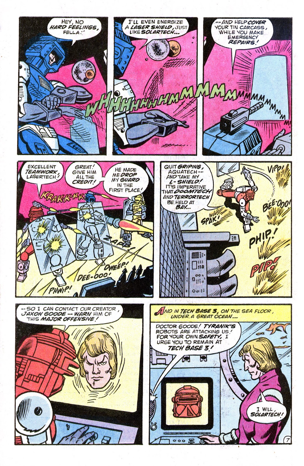 Read online ManTech Robot Warriors comic - Issue #1